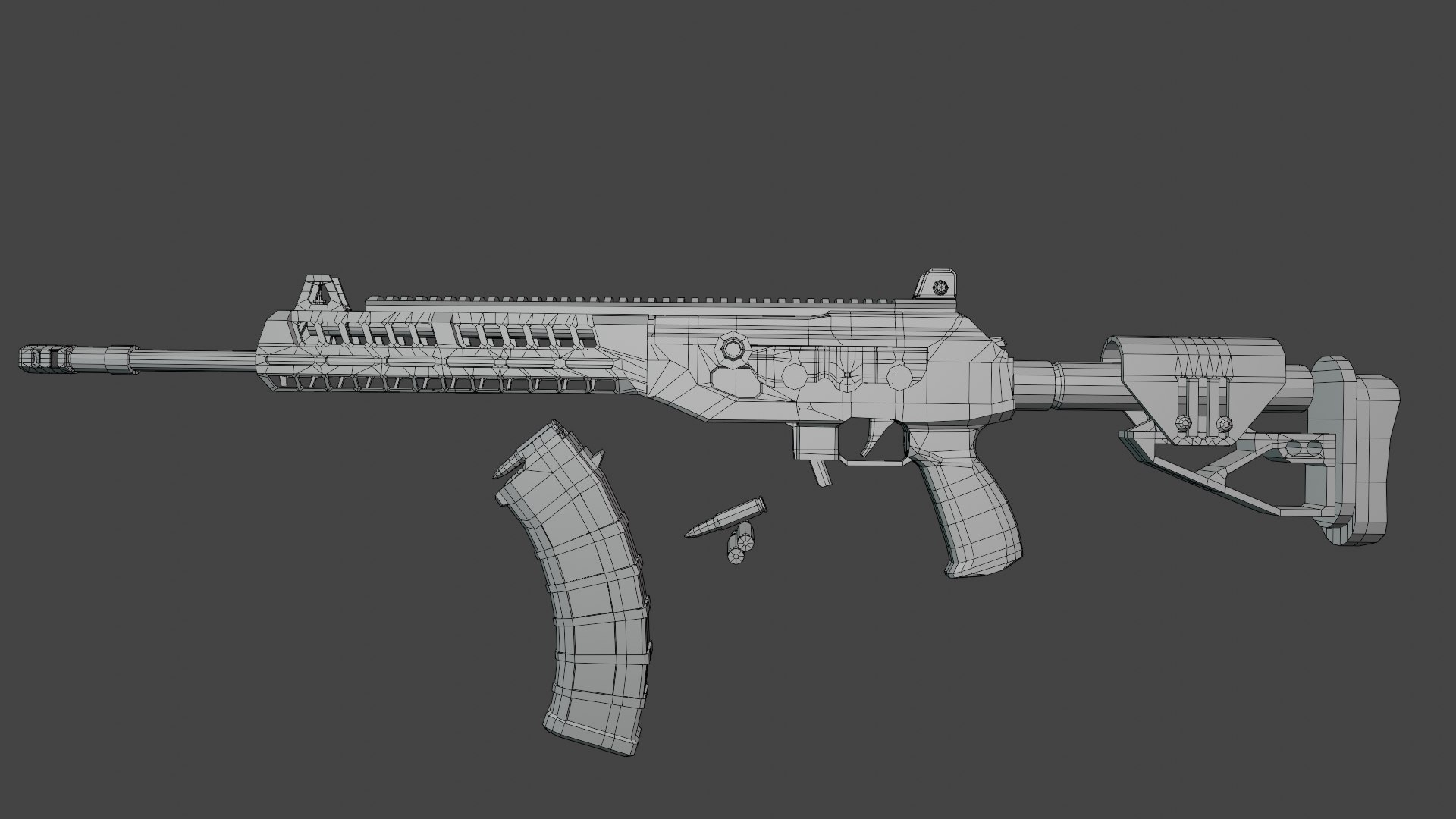 Low-Poly IWI Galil Ace 3D Model - TurboSquid 2211452