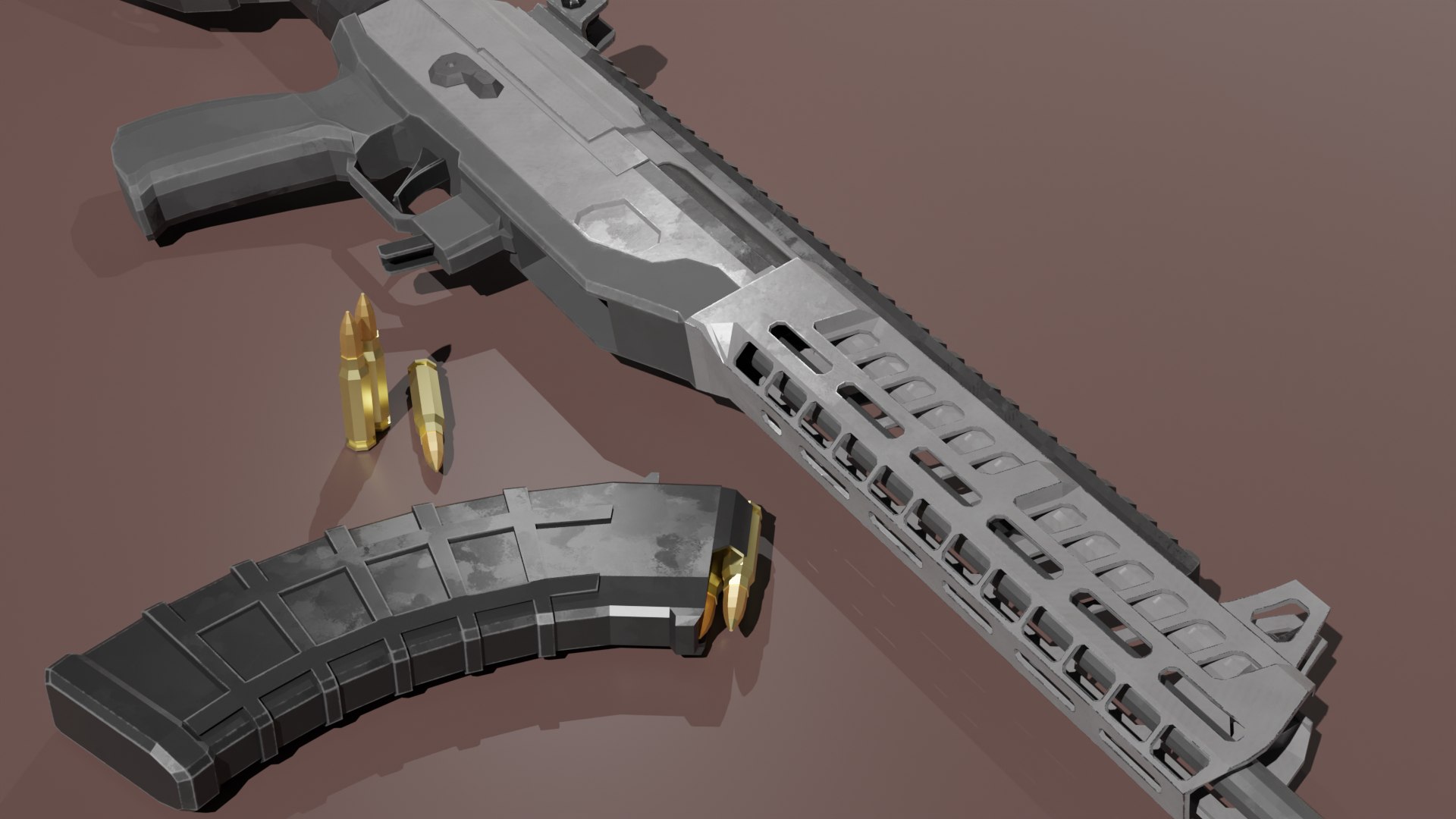 Low-Poly IWI Galil Ace 3D Model - TurboSquid 2211452