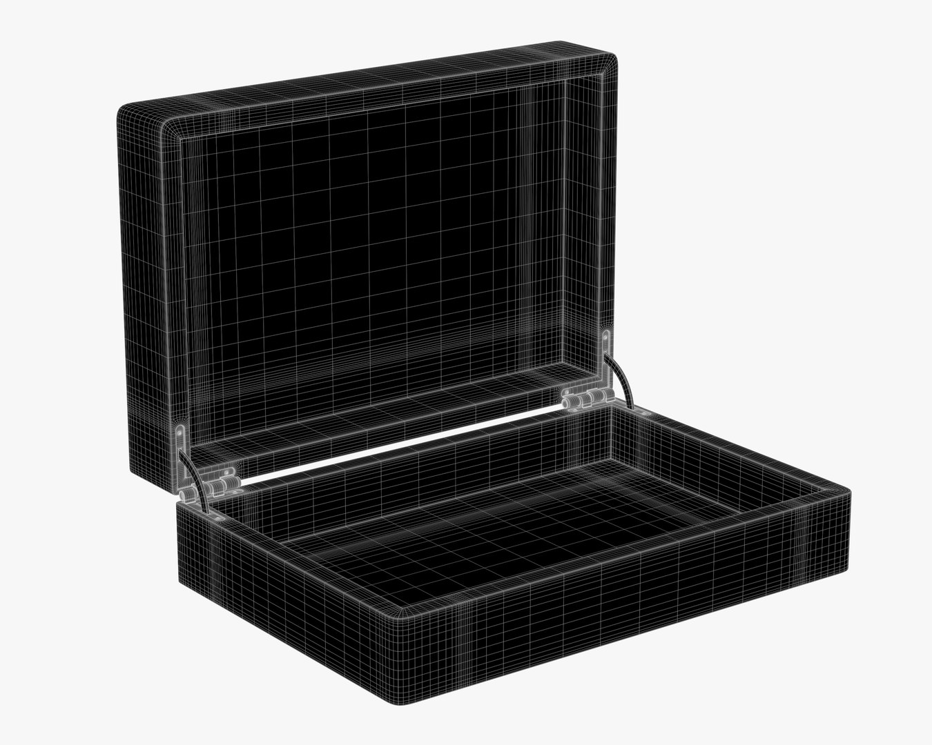 3D wood box open - TurboSquid 1353959
