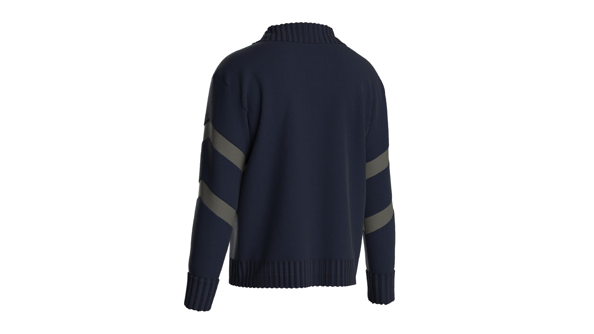 3D Model Male Knit Cardigan - TurboSquid 2185461