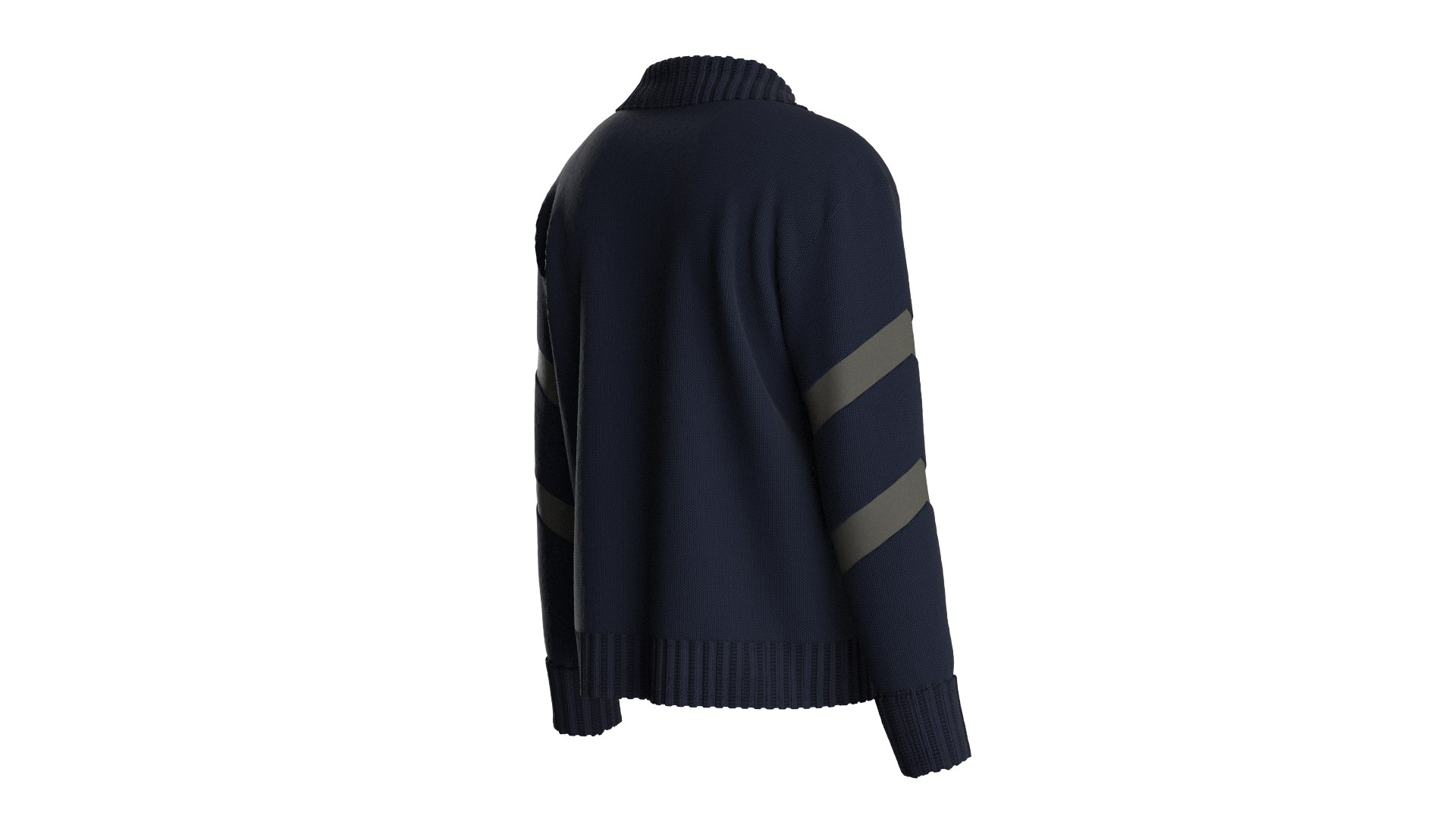 3D Model Male Knit Cardigan - TurboSquid 2185461