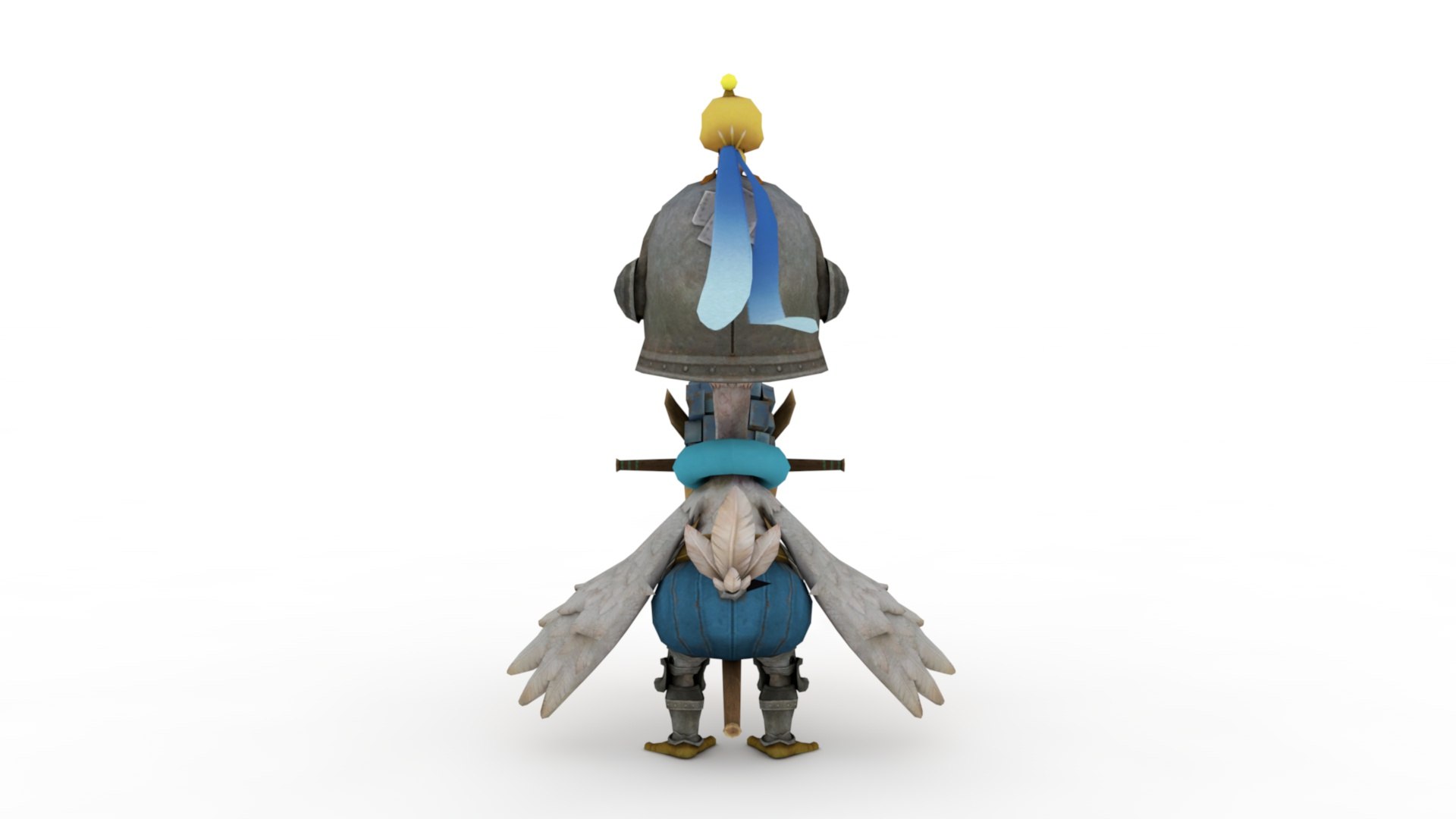 3D Model Duck Cartoon Character - TurboSquid 2006501