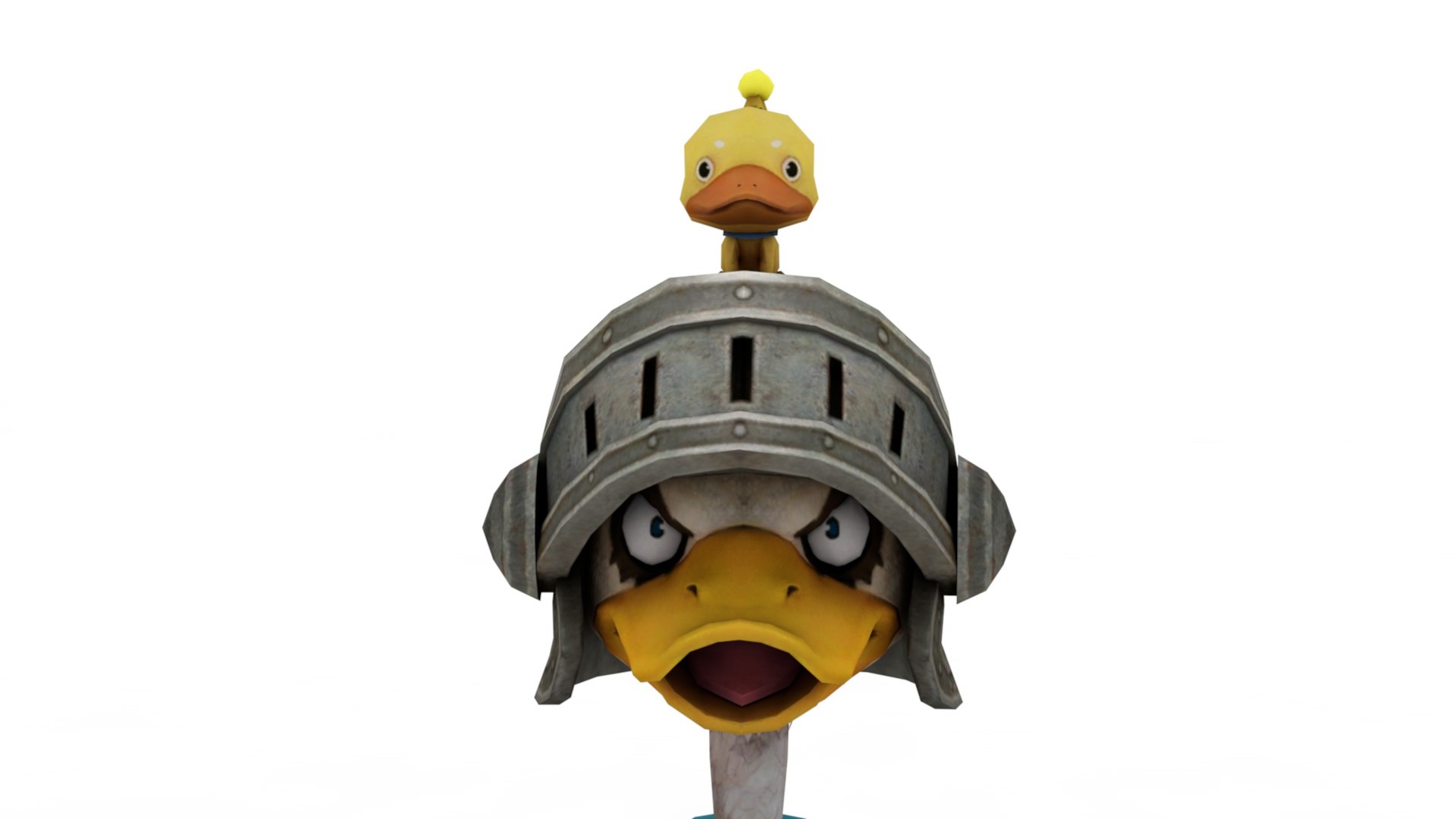 3D Model Duck Cartoon Character - TurboSquid 2006501