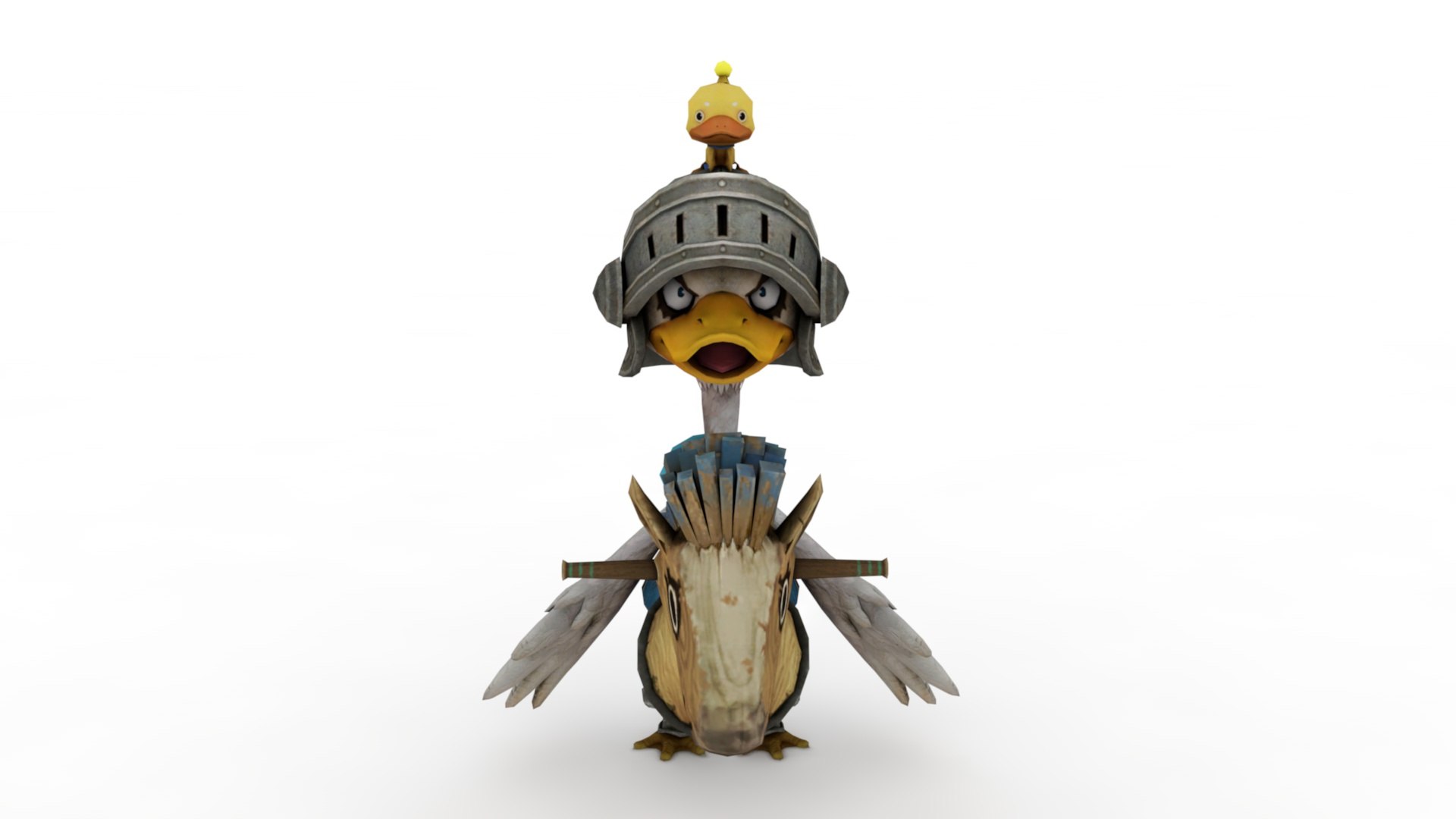3D Model Duck Cartoon Character - TurboSquid 2006501