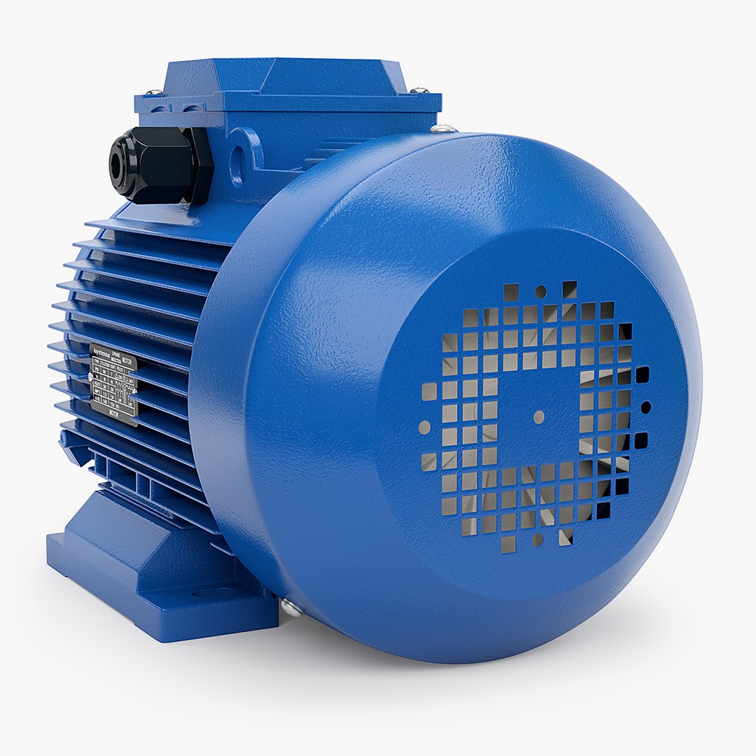 3d Typical Motor Electric Engineering Model