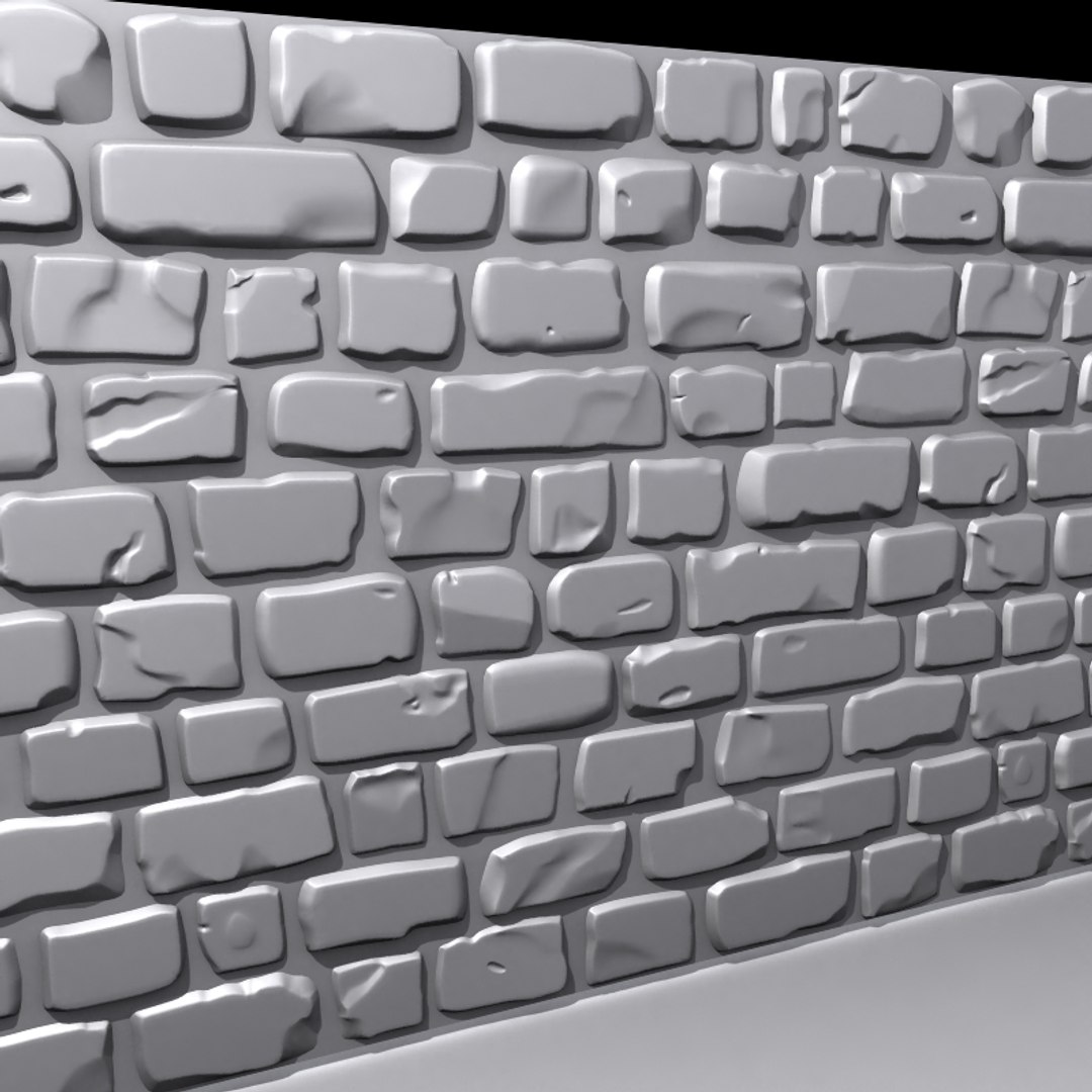 3d Model Brick Wall 13