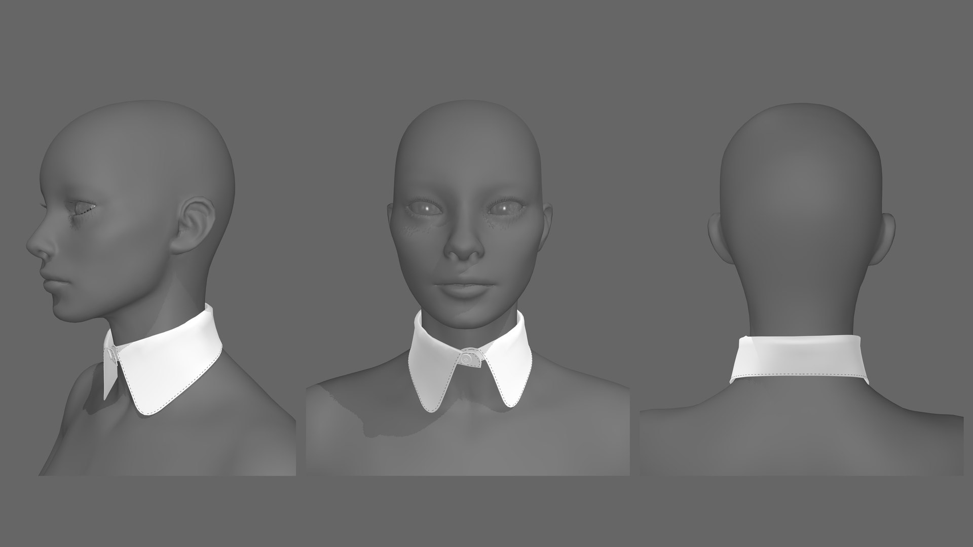 20 Collar Models Marvelous Designer OBJ FBX 3D Model - TurboSquid 2097668