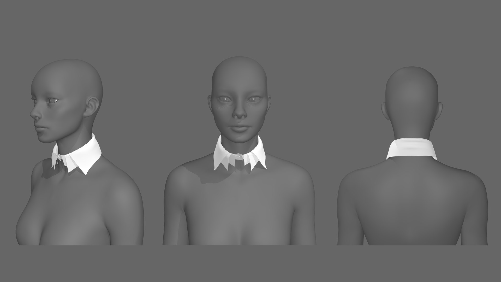20 Collar Models Marvelous Designer OBJ FBX 3D Model - TurboSquid 2097668