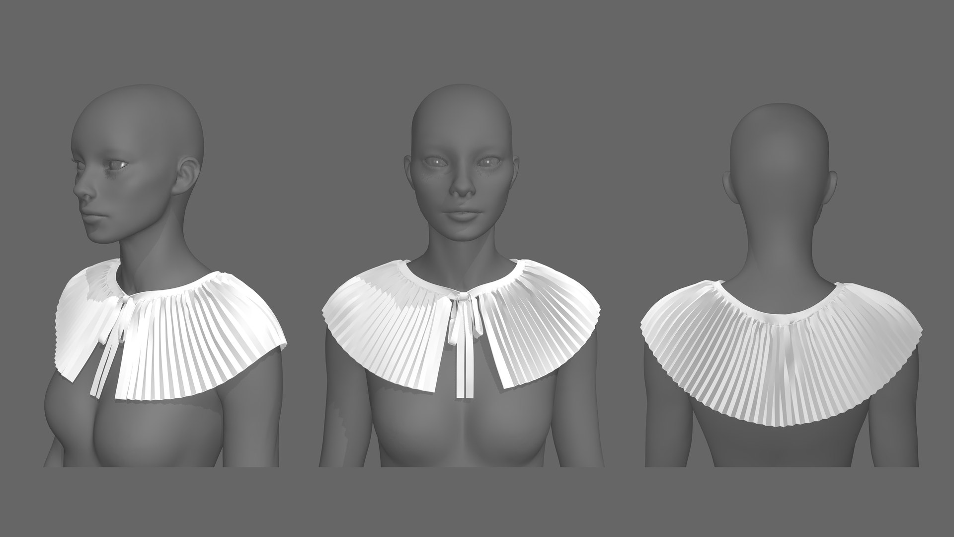 20 Collar Models Marvelous Designer OBJ FBX 3D Model - TurboSquid 2097668
