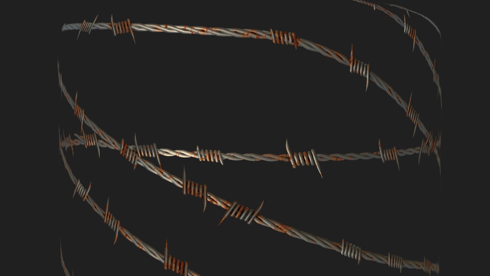 3D Seamless Barbed Wire Textures Materials Texture - TurboSquid 2329101