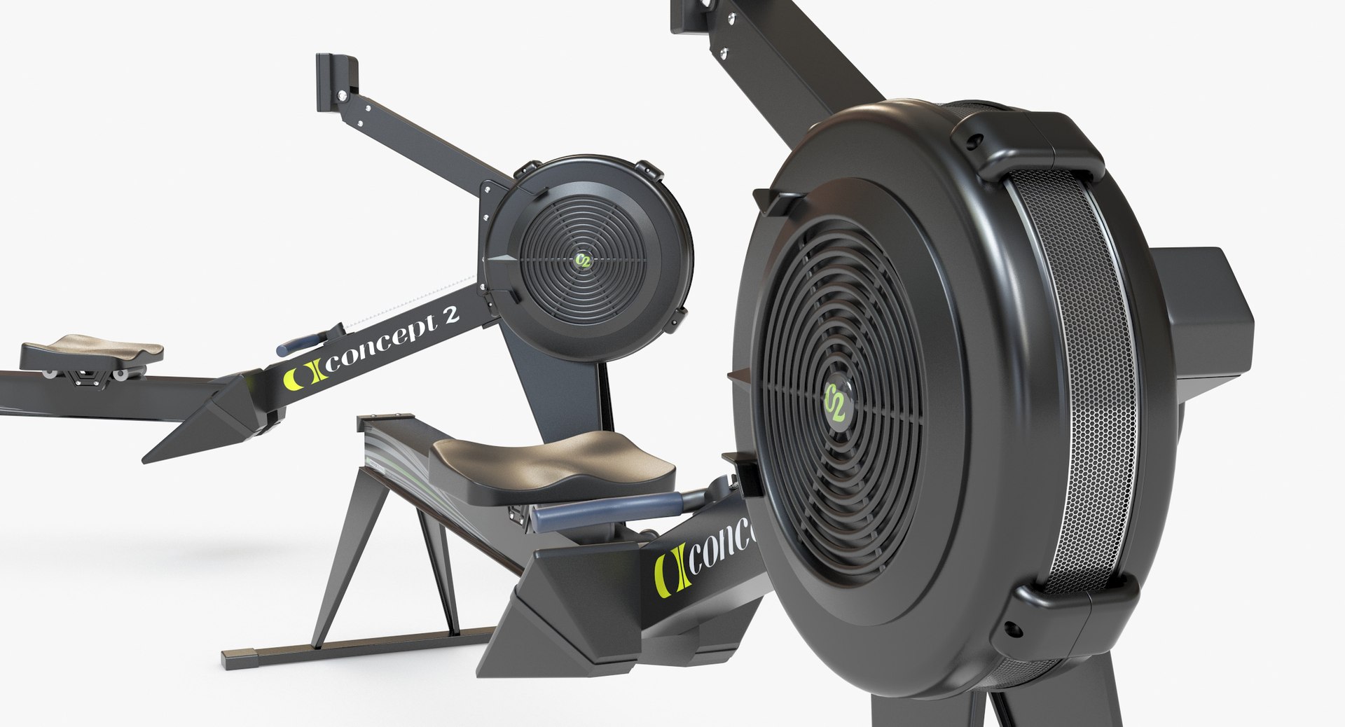Concept 2 E Black 3d Max