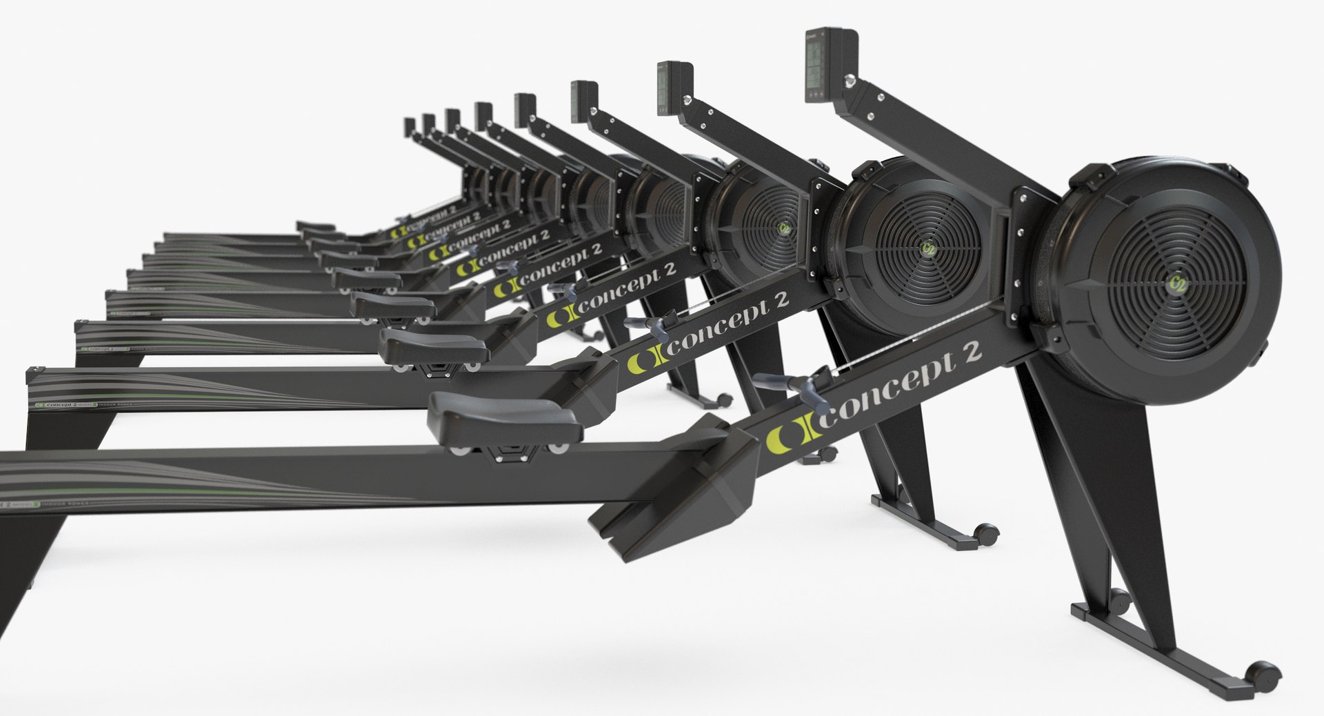 Concept 2 E Black 3d Max