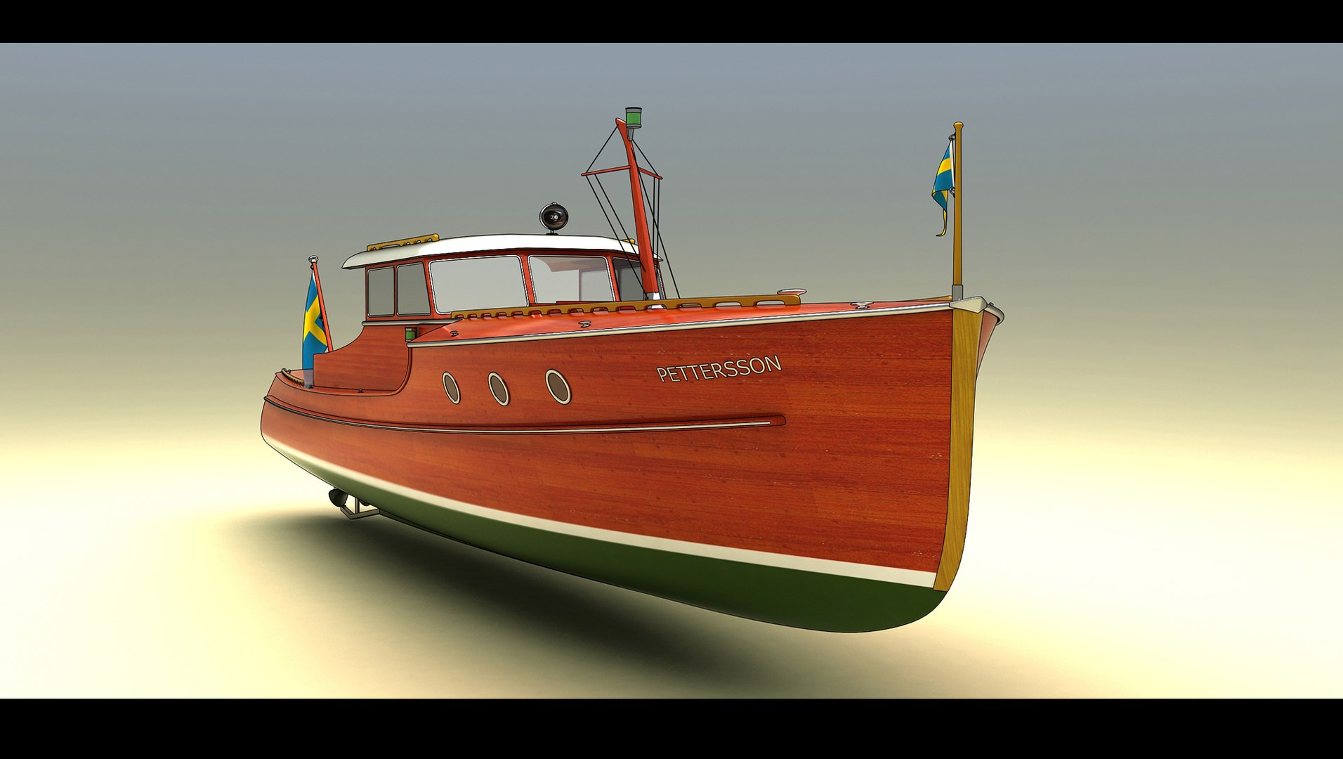 3D Model Pettersson Boat Classic - TurboSquid 1660978