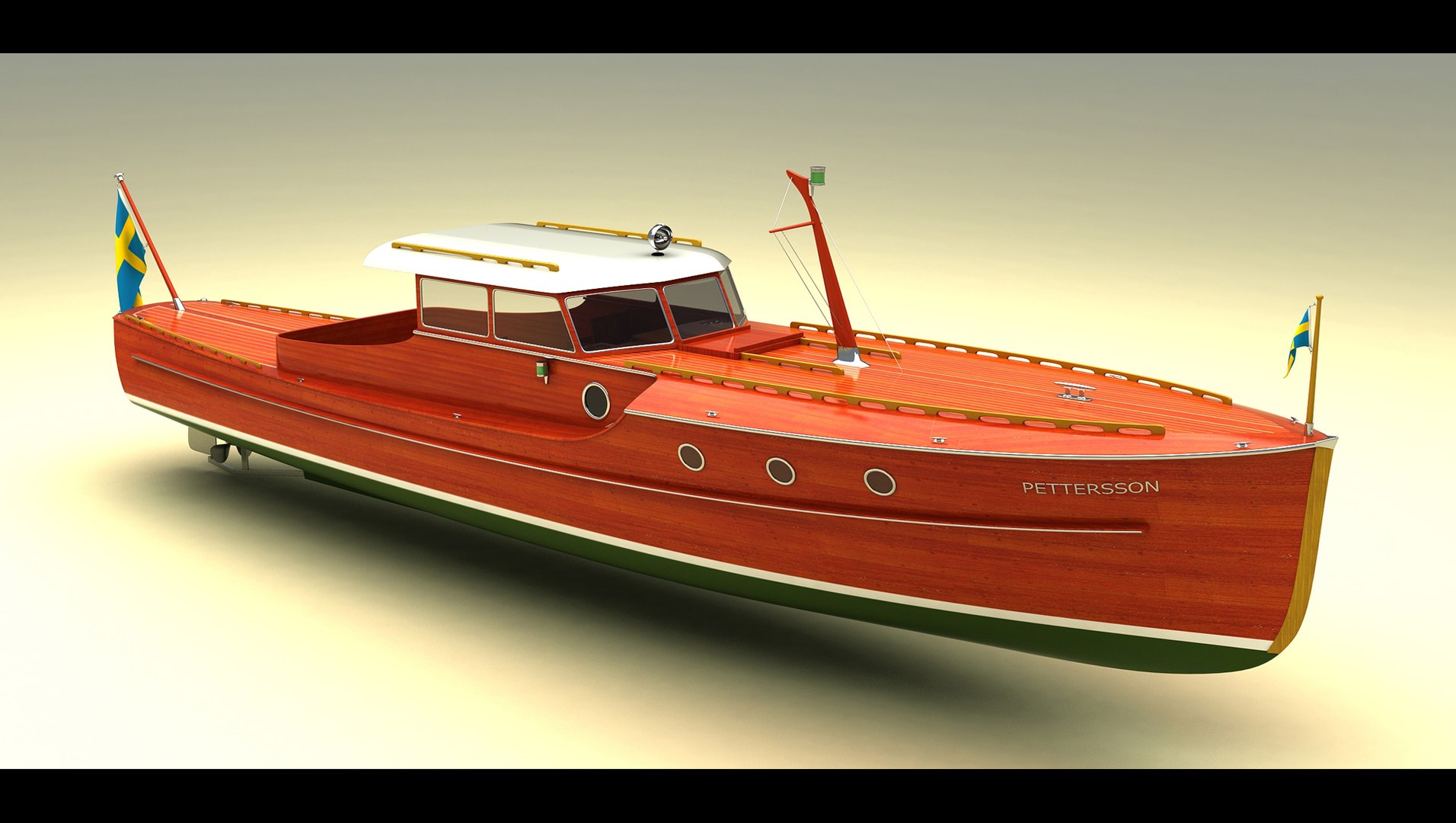 3D Model Pettersson Boat Classic - TurboSquid 1660978