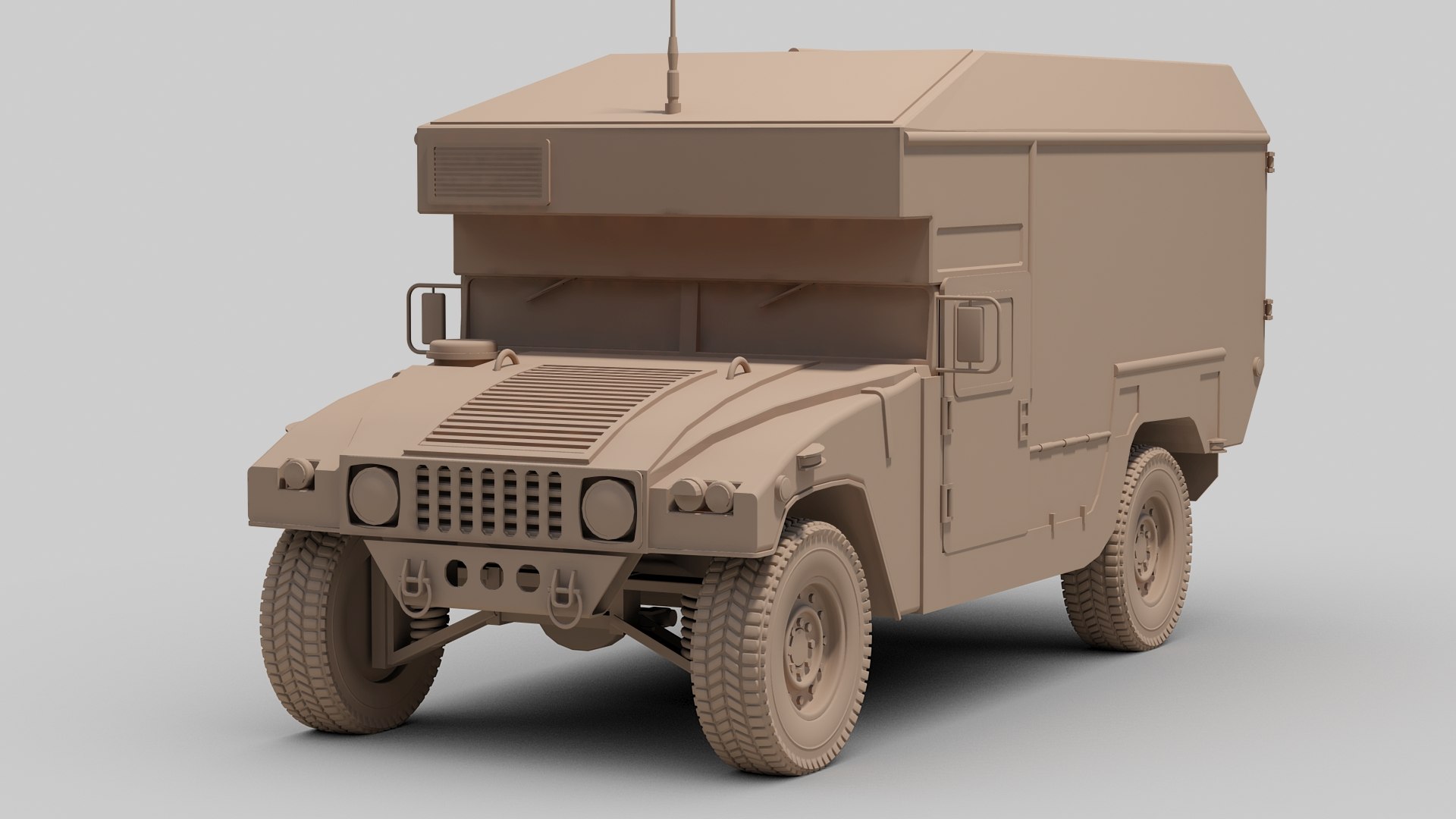 3D M997 Military Ambulance - TurboSquid 1596795