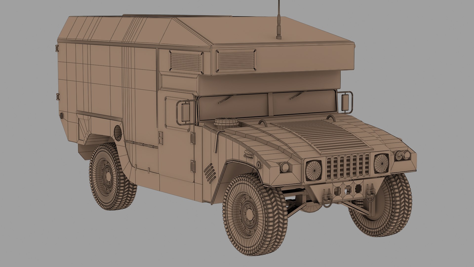 3D M997 Military Ambulance - TurboSquid 1596795