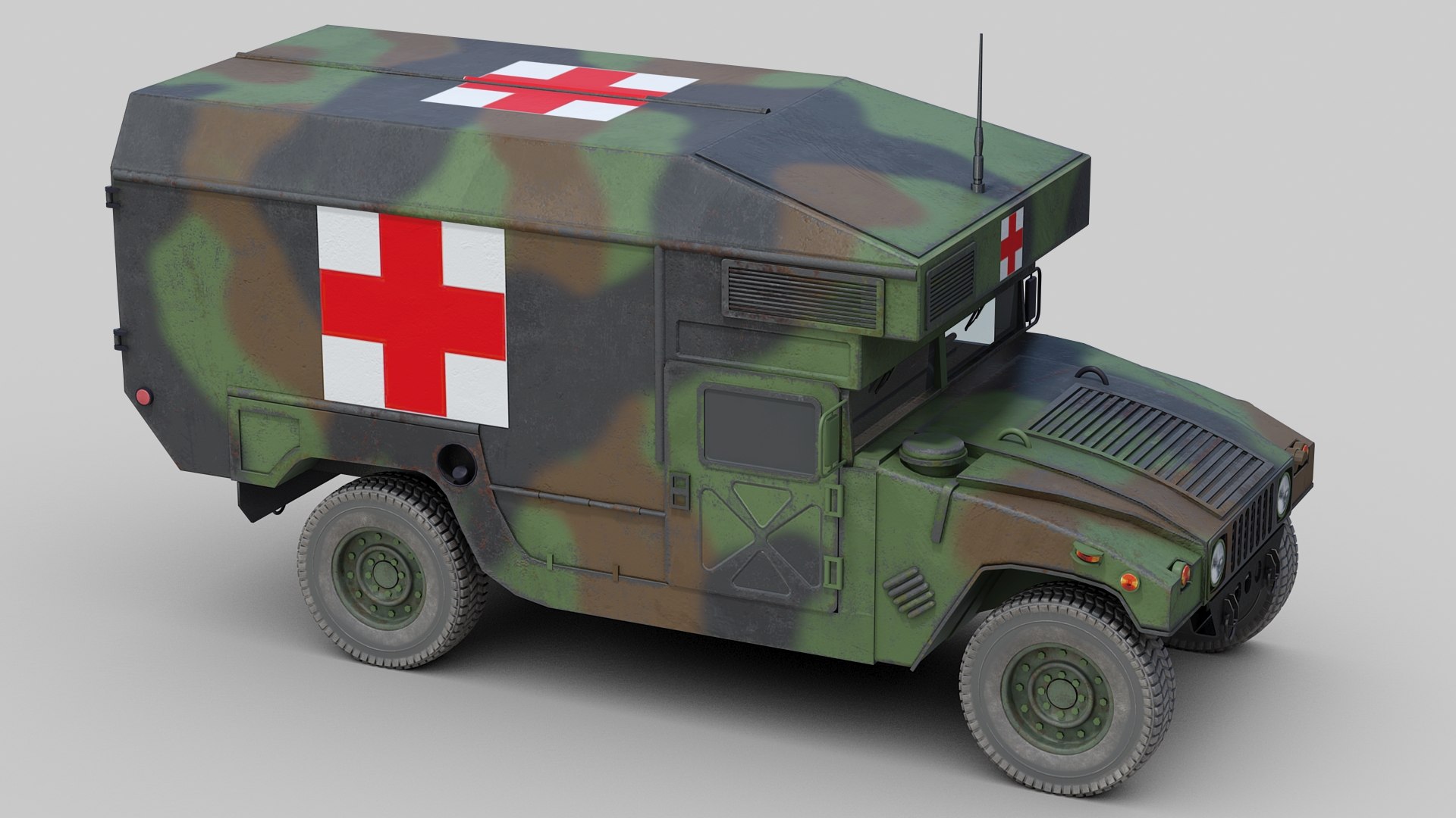 3D M997 Military Ambulance - TurboSquid 1596795