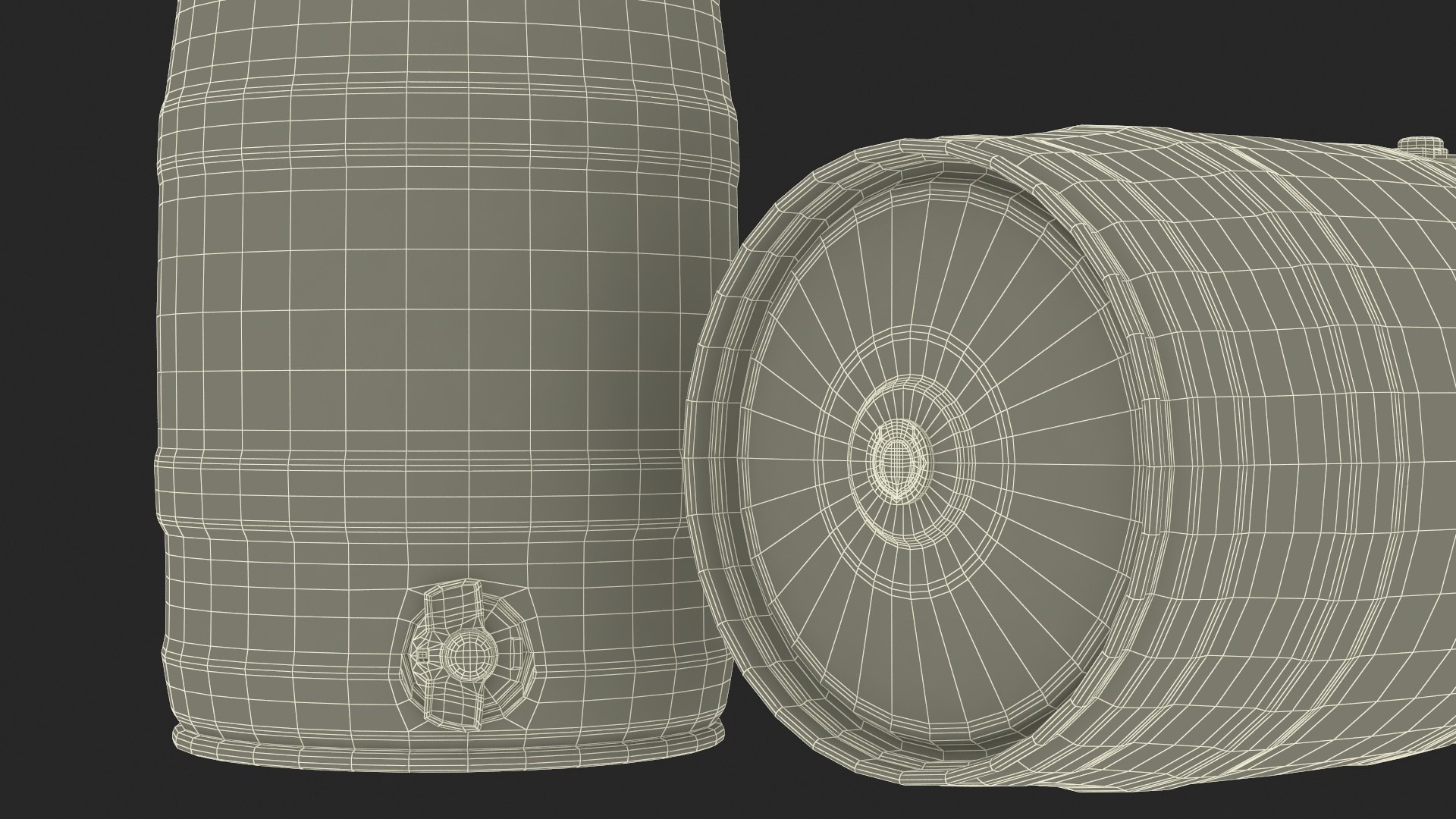 3D Model Budweiser Beer 5 Liter Barrel - TurboSquid 2277596