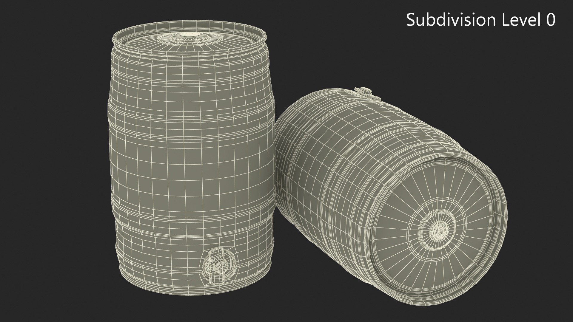 3D Model Budweiser Beer 5 Liter Barrel - TurboSquid 2277596
