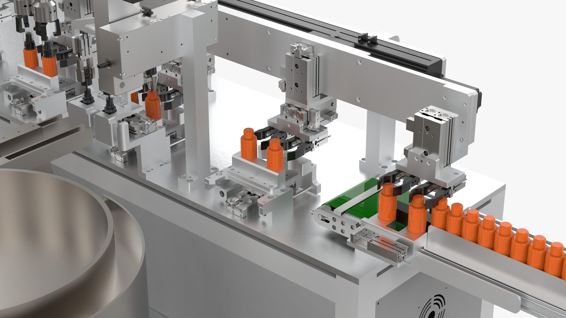 Automatic Perfume Bottle Cap Assembly Machine 3D Model - TurboSquid 2040830