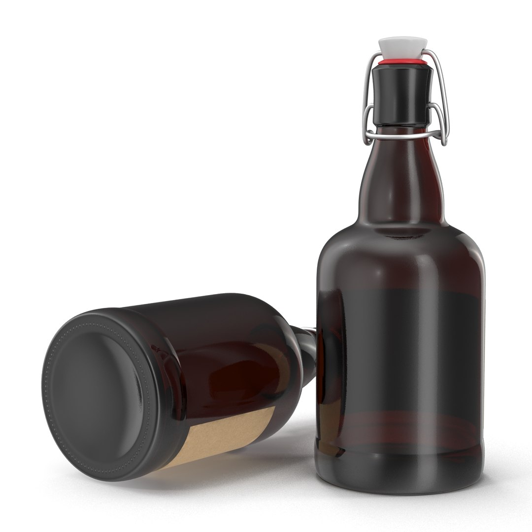 3d Cold Brew Bottle 3 Model