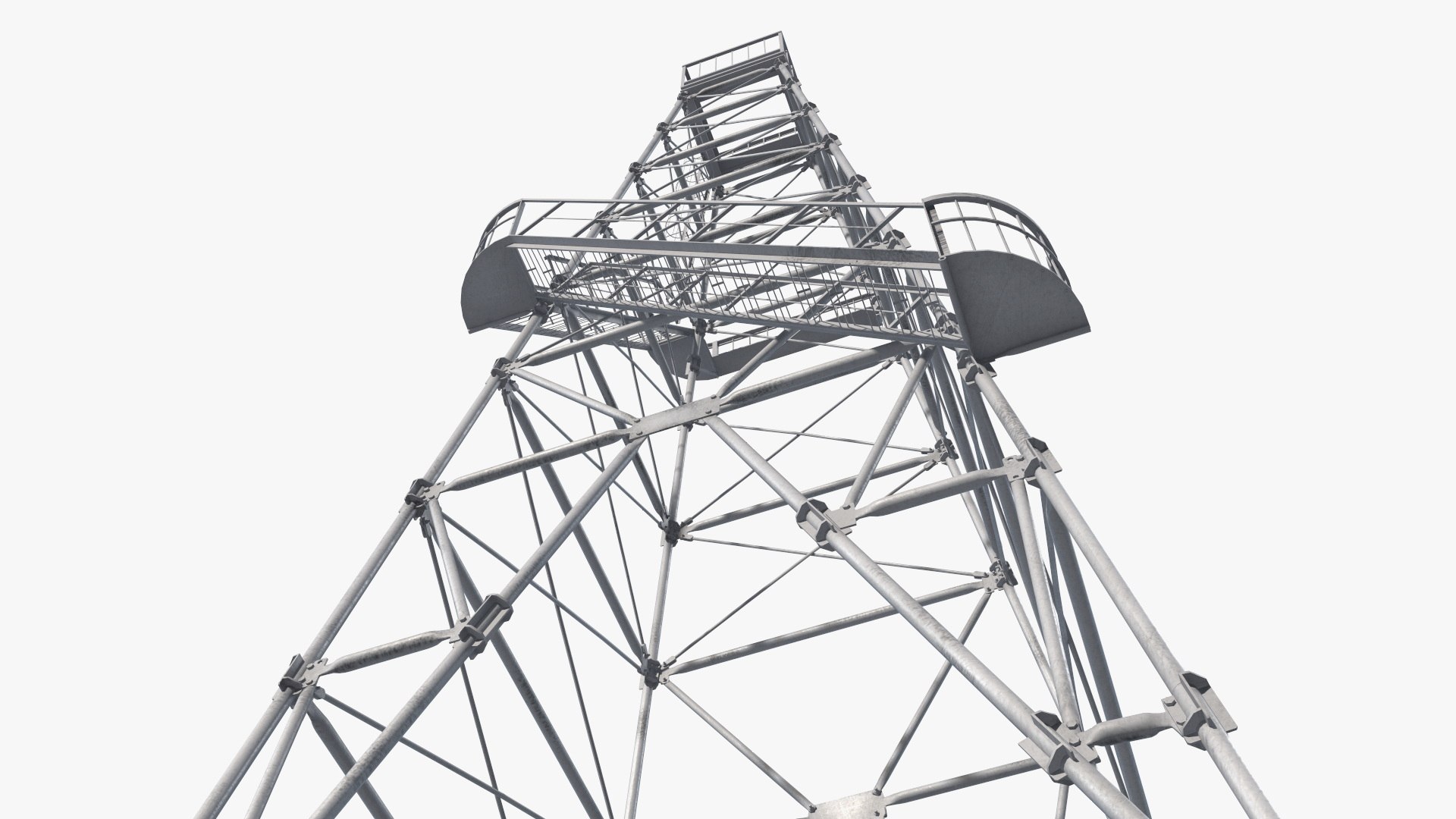 Fire Tower 3D Model - TurboSquid 2149900