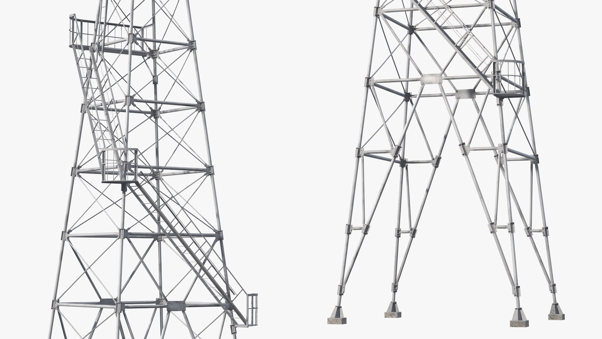 Fire Tower 3D Model - TurboSquid 2149900