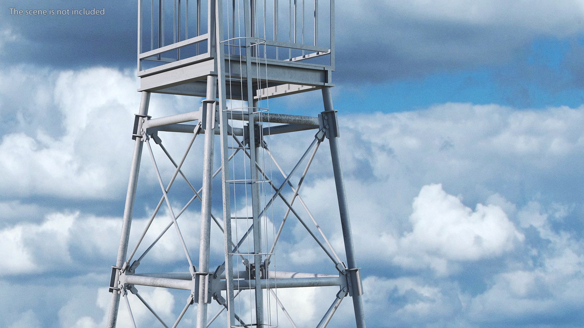 Fire Tower 3D Model - TurboSquid 2149900