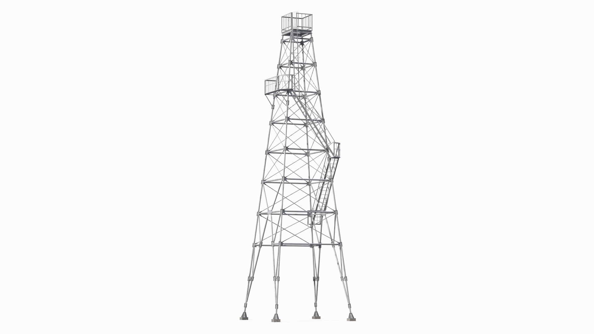 Fire Tower 3D Model - TurboSquid 2149900