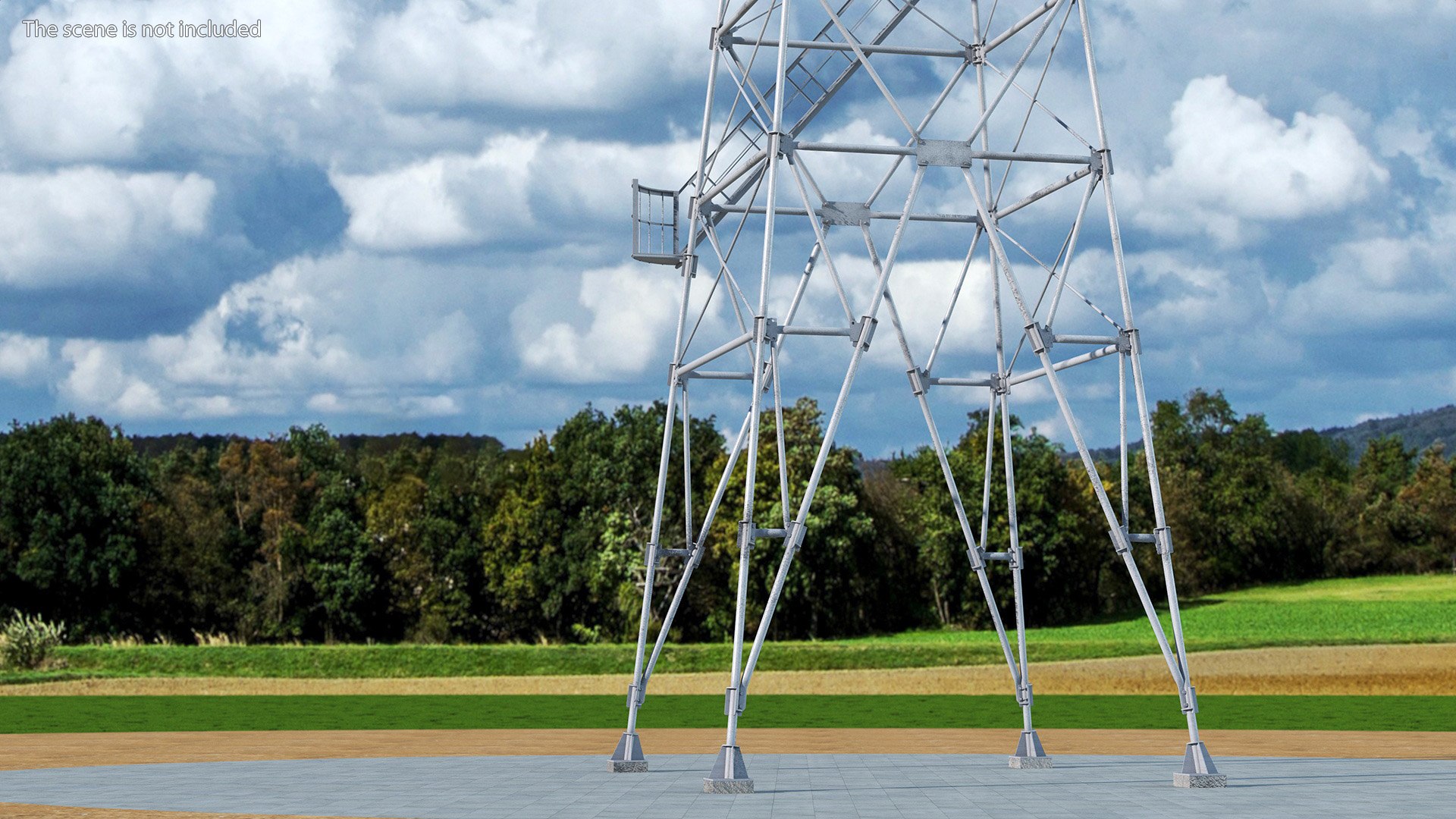 Fire Tower 3D Model - TurboSquid 2149900