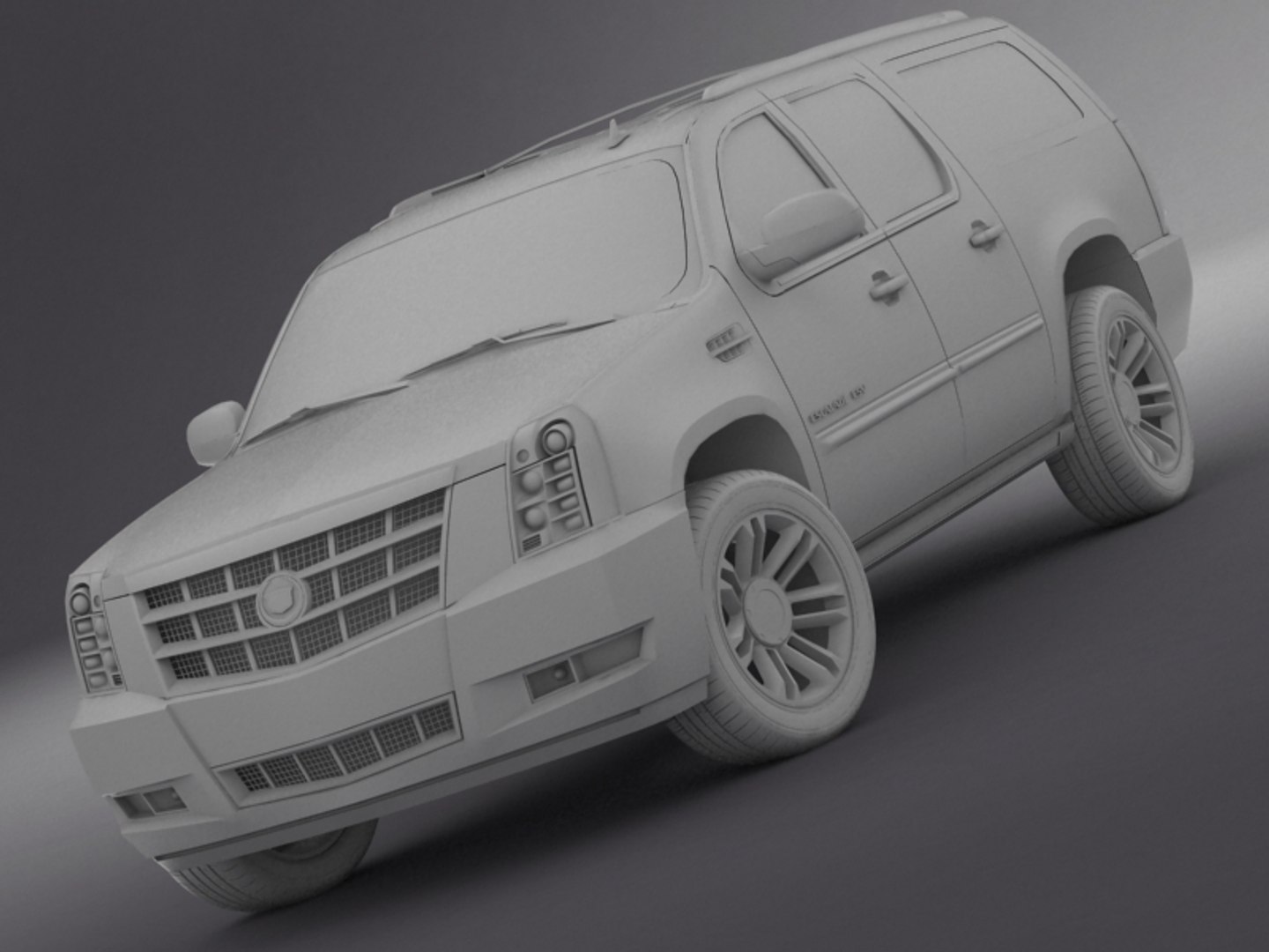 3d Cadillac Escalade Esv