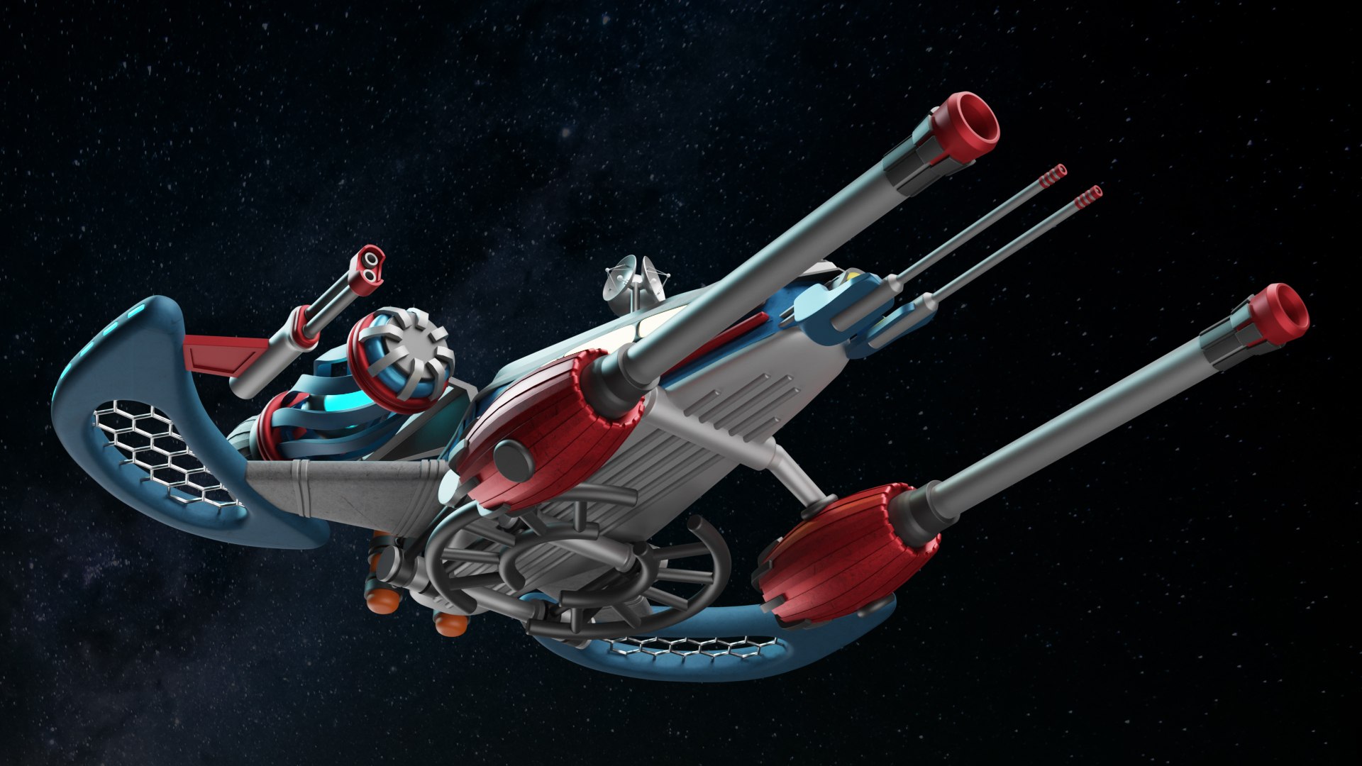 3D Model Spaceship 001 - TurboSquid 2153245