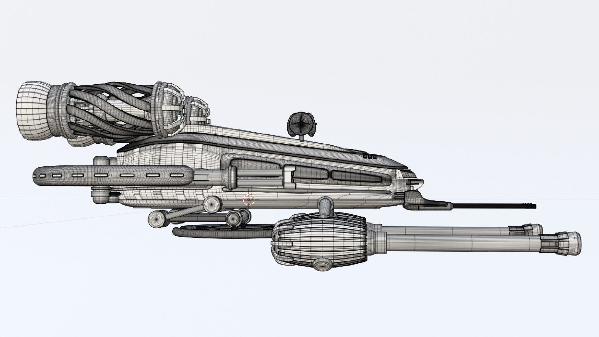 3D Model Spaceship 001 - TurboSquid 2153245