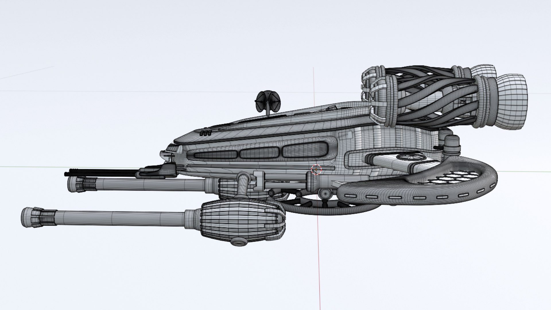 3D Model Spaceship 001 - TurboSquid 2153245