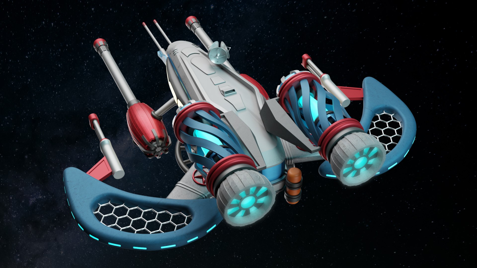 3D Model Spaceship 001 - TurboSquid 2153245