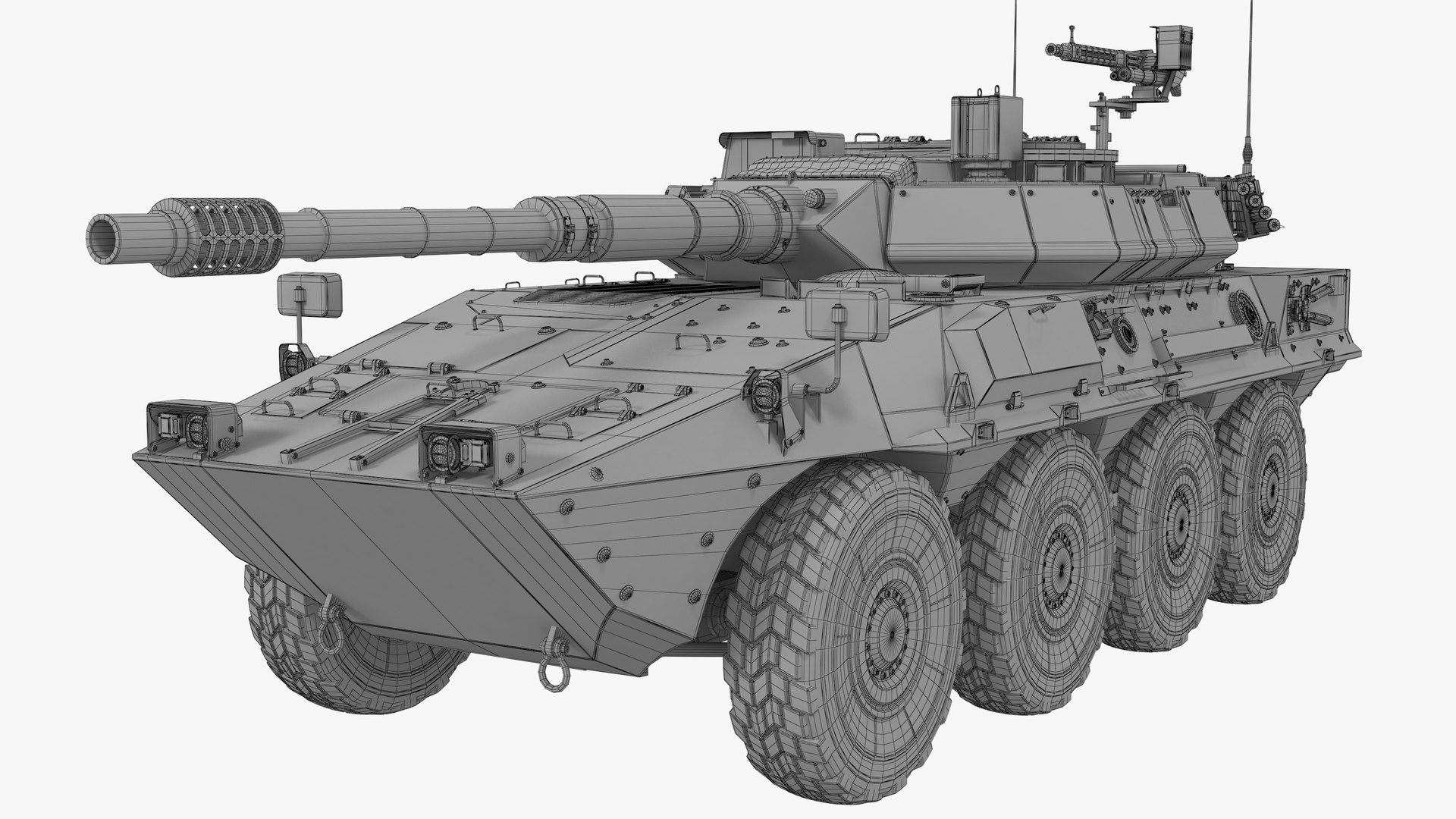 3D Wheeled Tank Centauro Model - TurboSquid 1966851