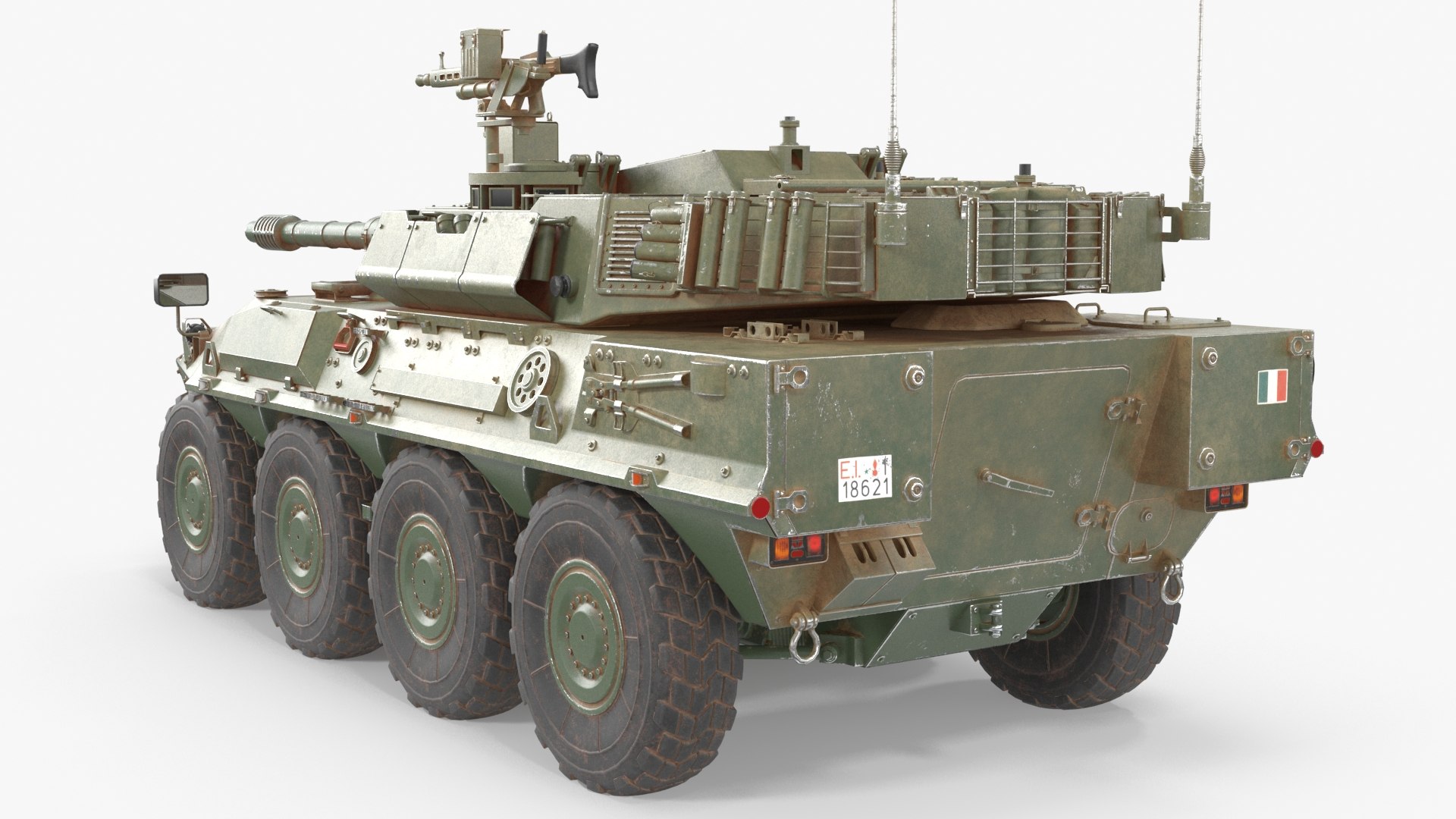 3D Wheeled Tank Centauro Model - TurboSquid 1966851
