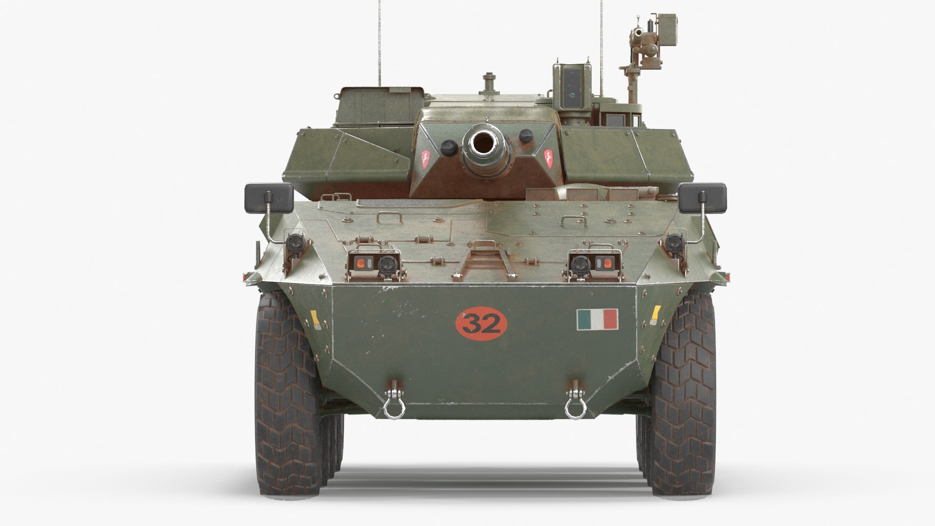 3D Wheeled Tank Centauro Model - TurboSquid 1966851
