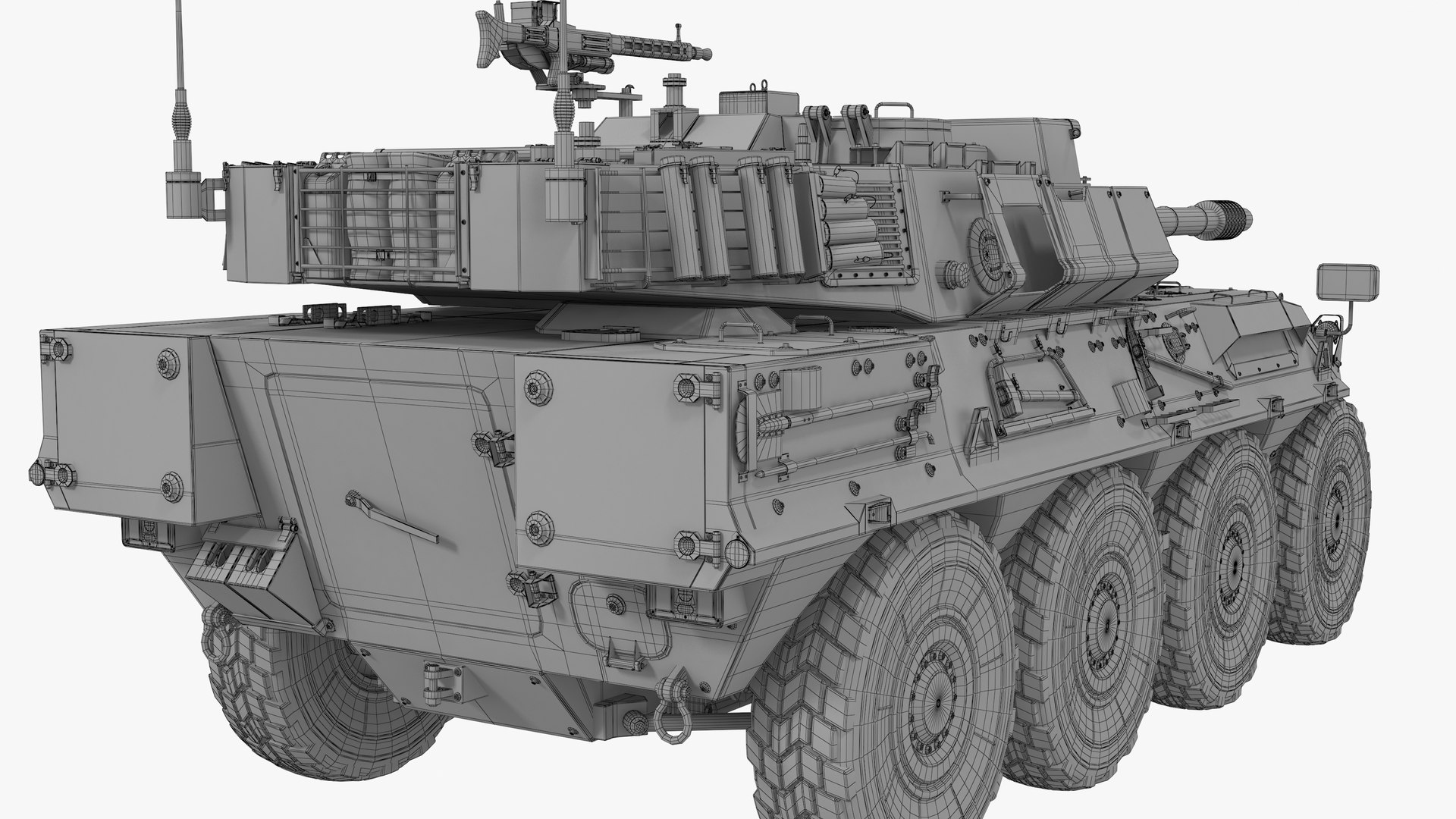 3D Wheeled Tank Centauro Model - TurboSquid 1966851