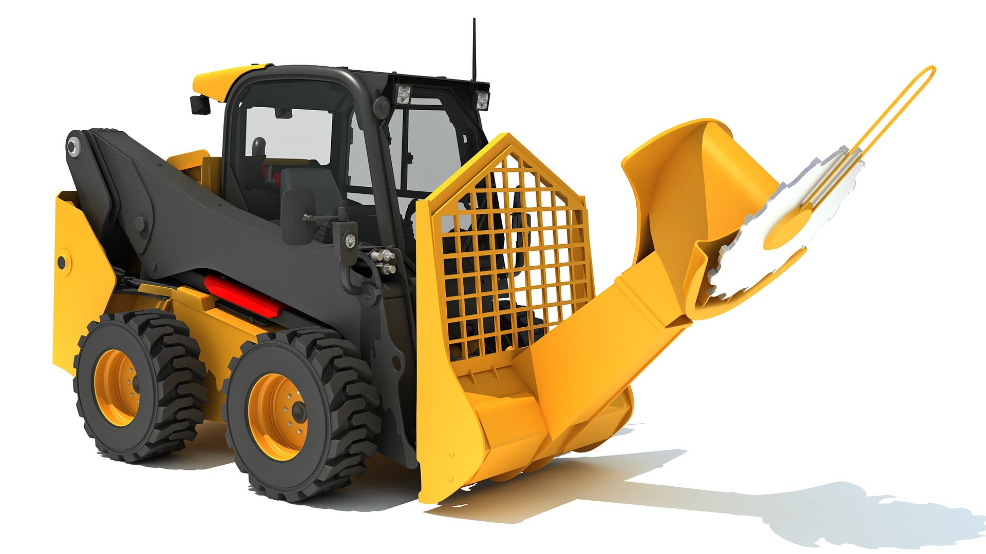 Skid Steer Loader Tree Model - TurboSquid 1638794