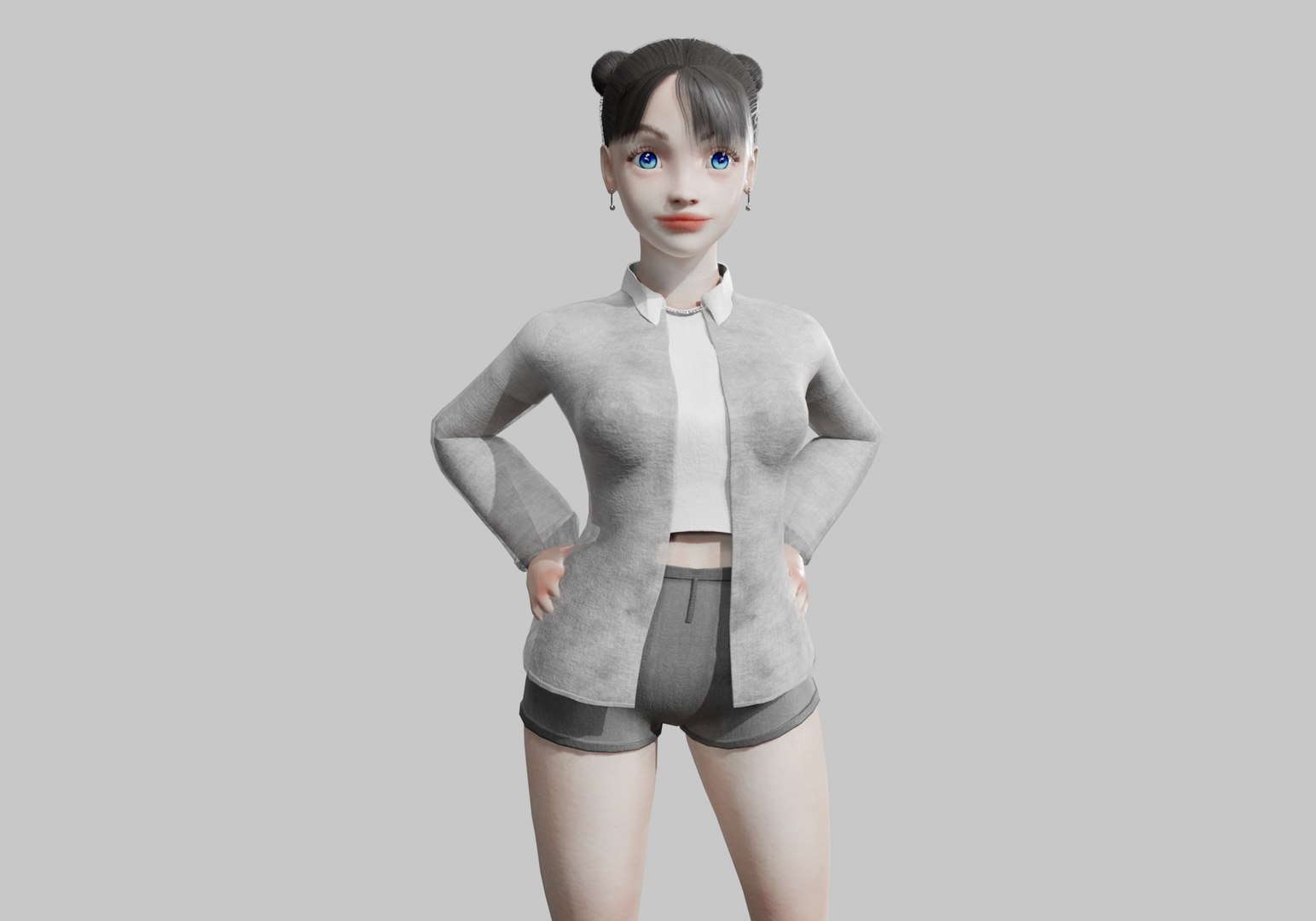 Pretty Cool Woman V30183 3D Model - TurboSquid 2283746