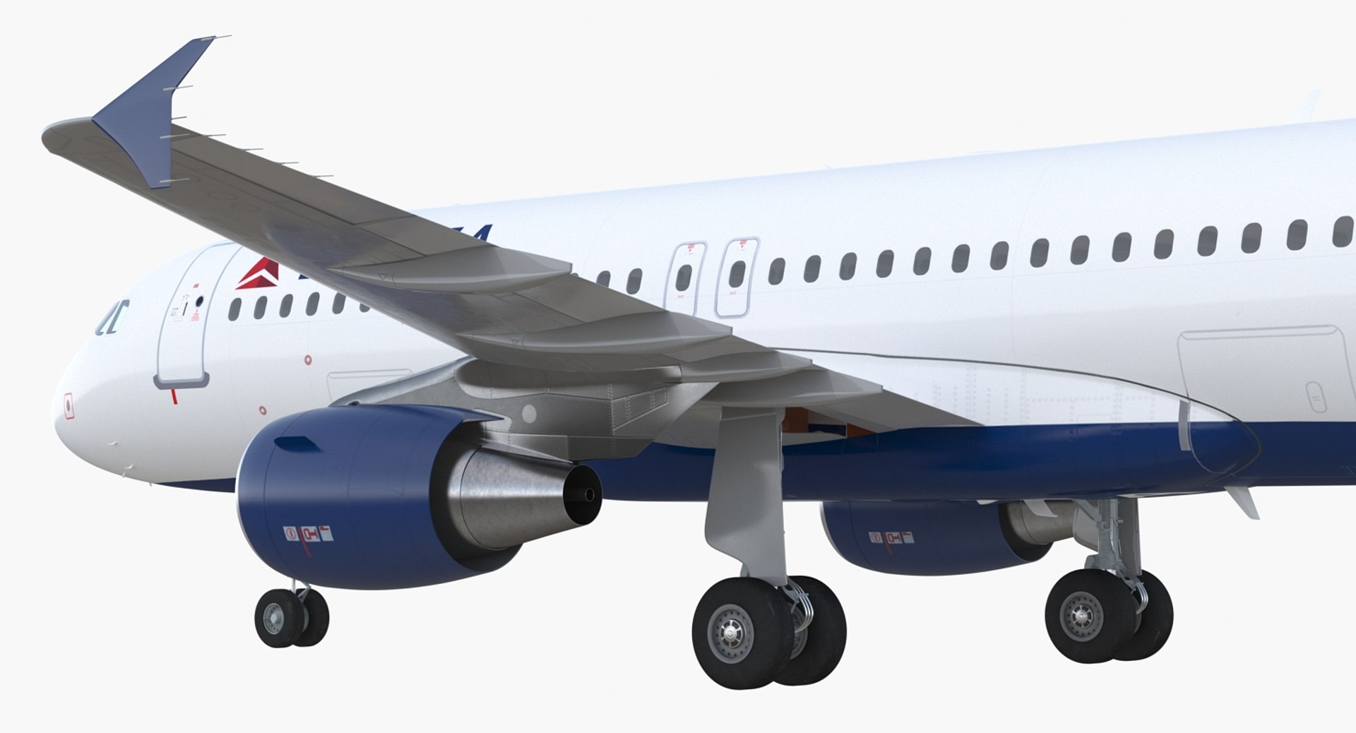 Airbus a320 delta air lines model - TurboSquid 1287010