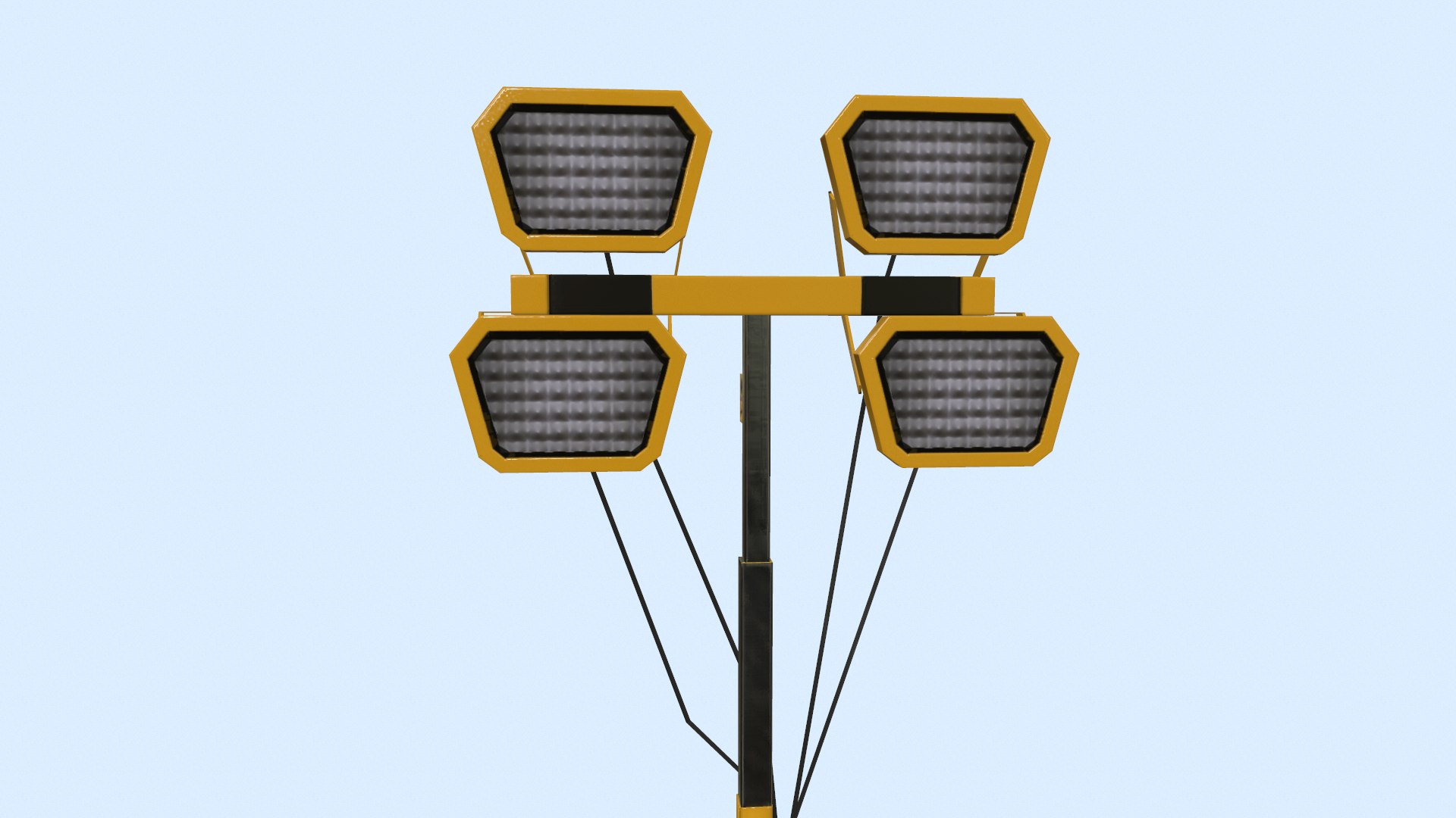 3D Model Light Tower Generator - TurboSquid 1466293