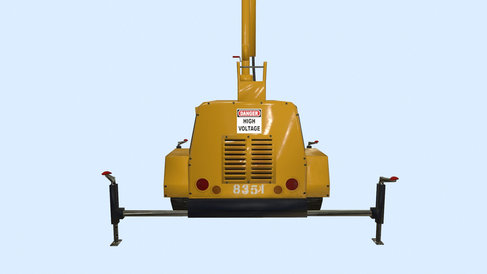 3D Model Light Tower Generator - TurboSquid 1466293