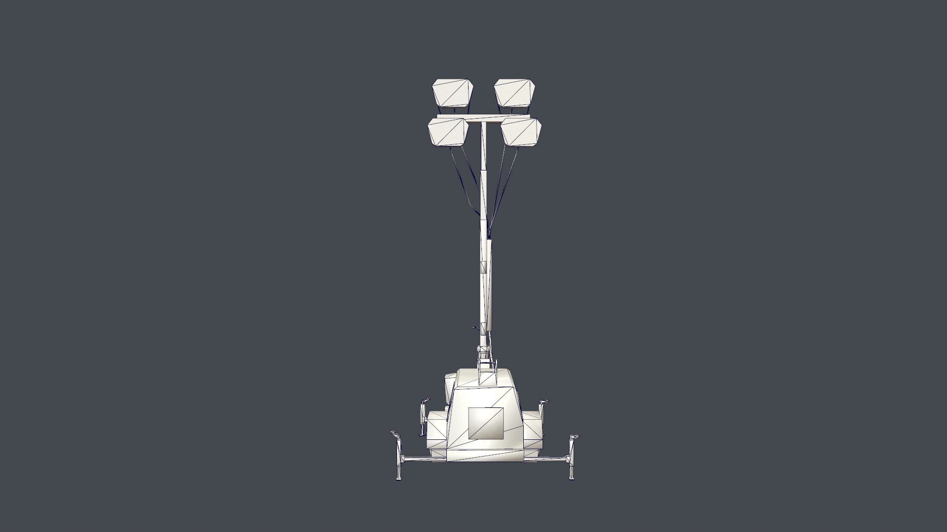 3D model light tower generator - TurboSquid 1466293