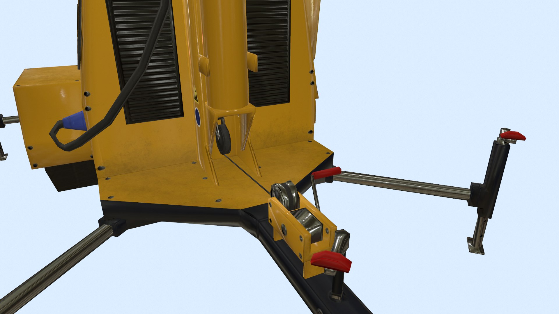 3D Model Light Tower Generator - TurboSquid 1466293