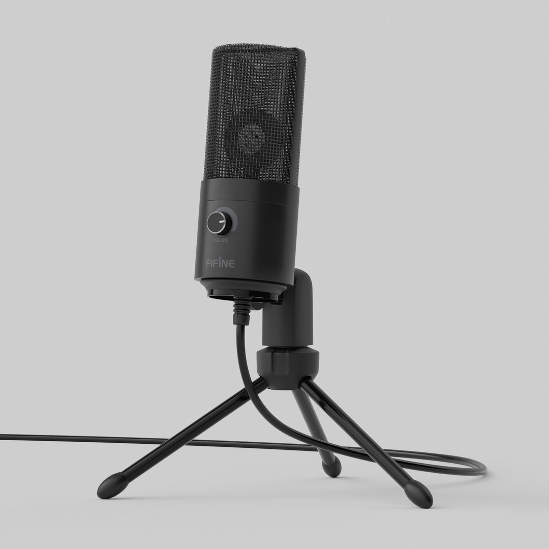 Microphone - Fifine K669 3D Model - TurboSquid 2146384