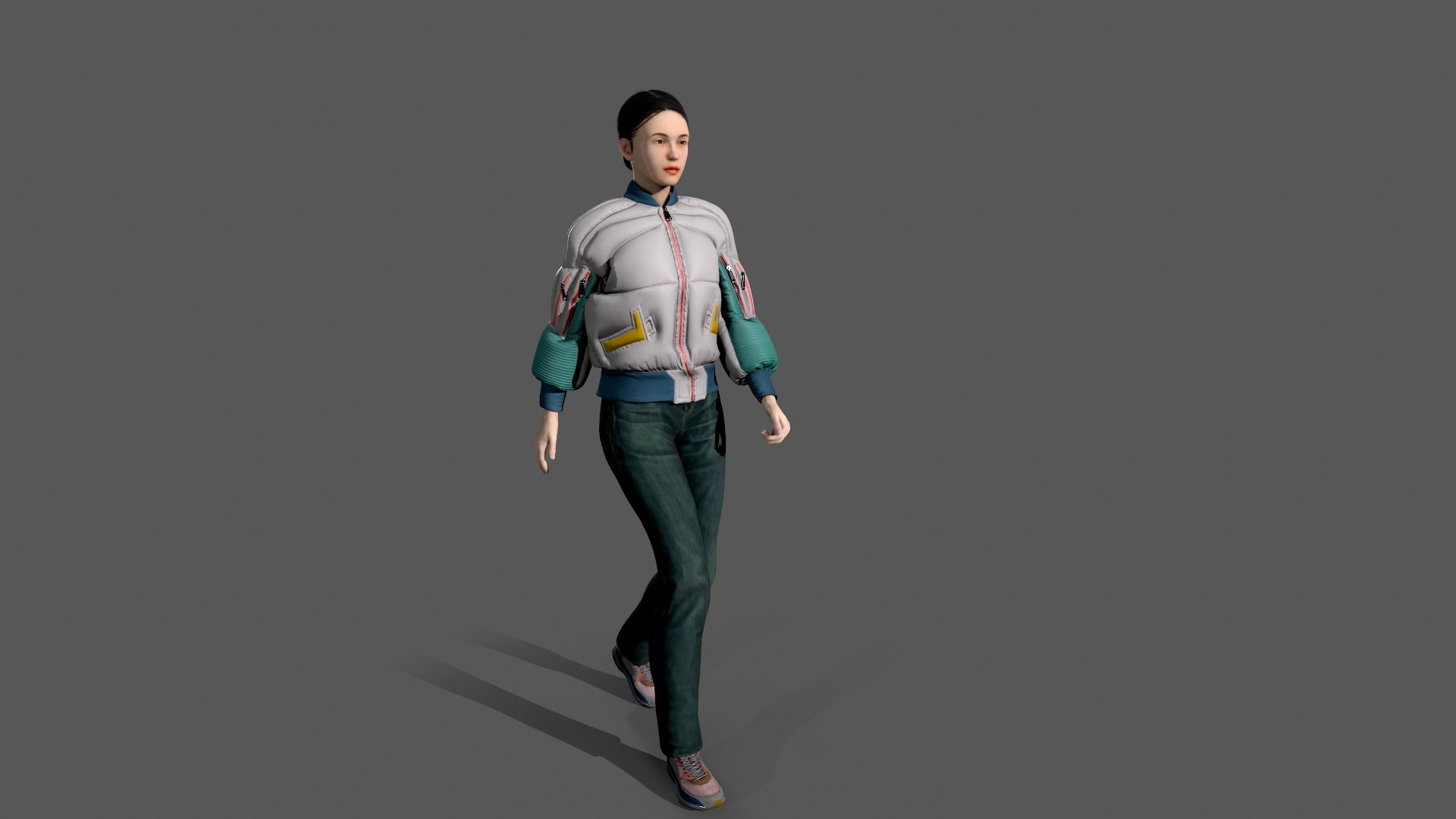 Woman Character 3d Model Turbosquid 2218847