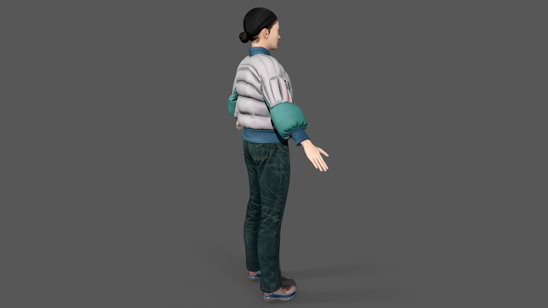 Woman Character 3d Model Turbosquid 2218847