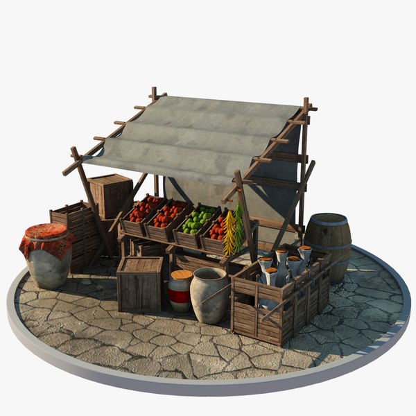 market stall model
